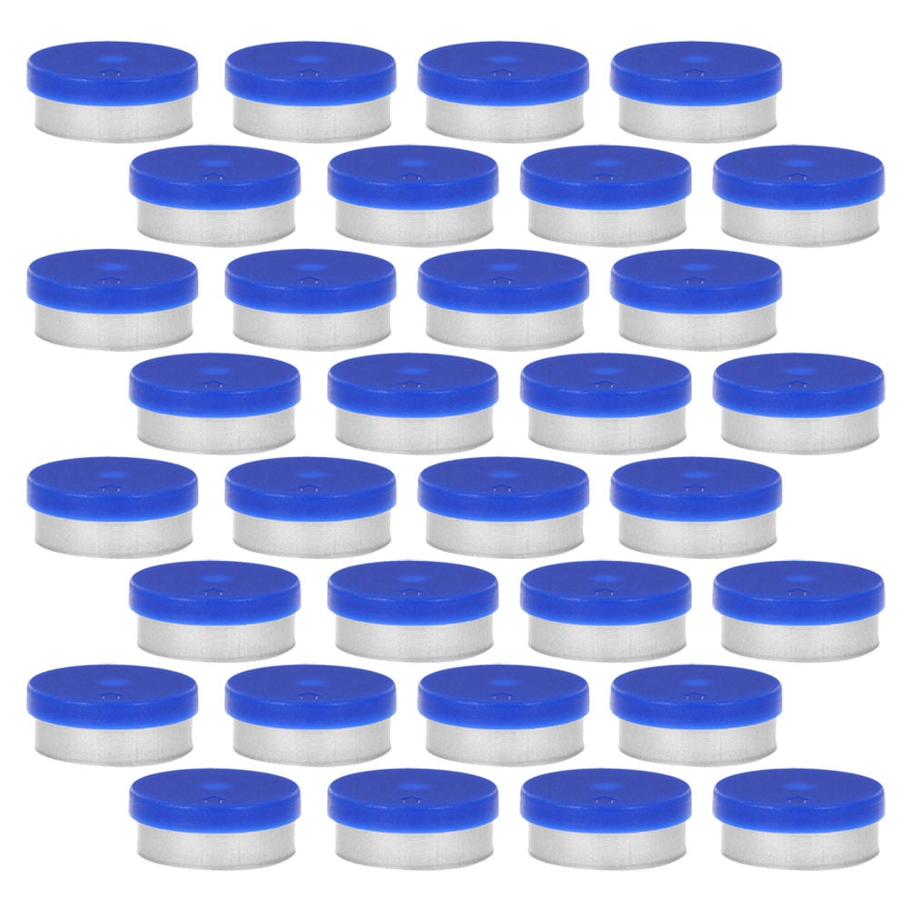 HOMEMAXS 200pcs Flip-up Cap Sample Jar Lid Bottle Cap Flip Top Cap And ...