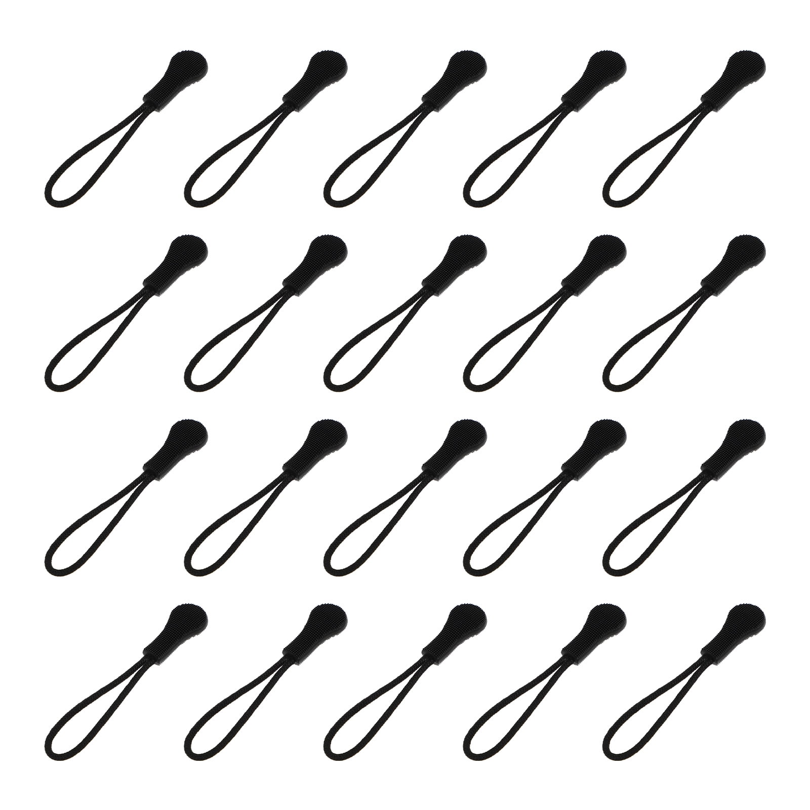 HOMEMAXS 20Pack Zipper Heads Removable Zipper Pull Zipper Rope Heads ...