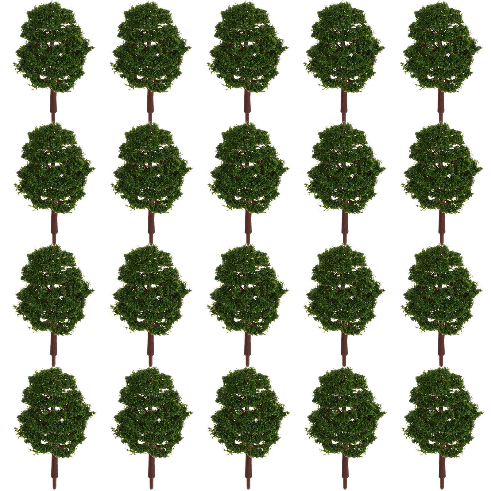 HOMEMAXS 20Pcs Green Model Trees for Architectural Model Tree ...