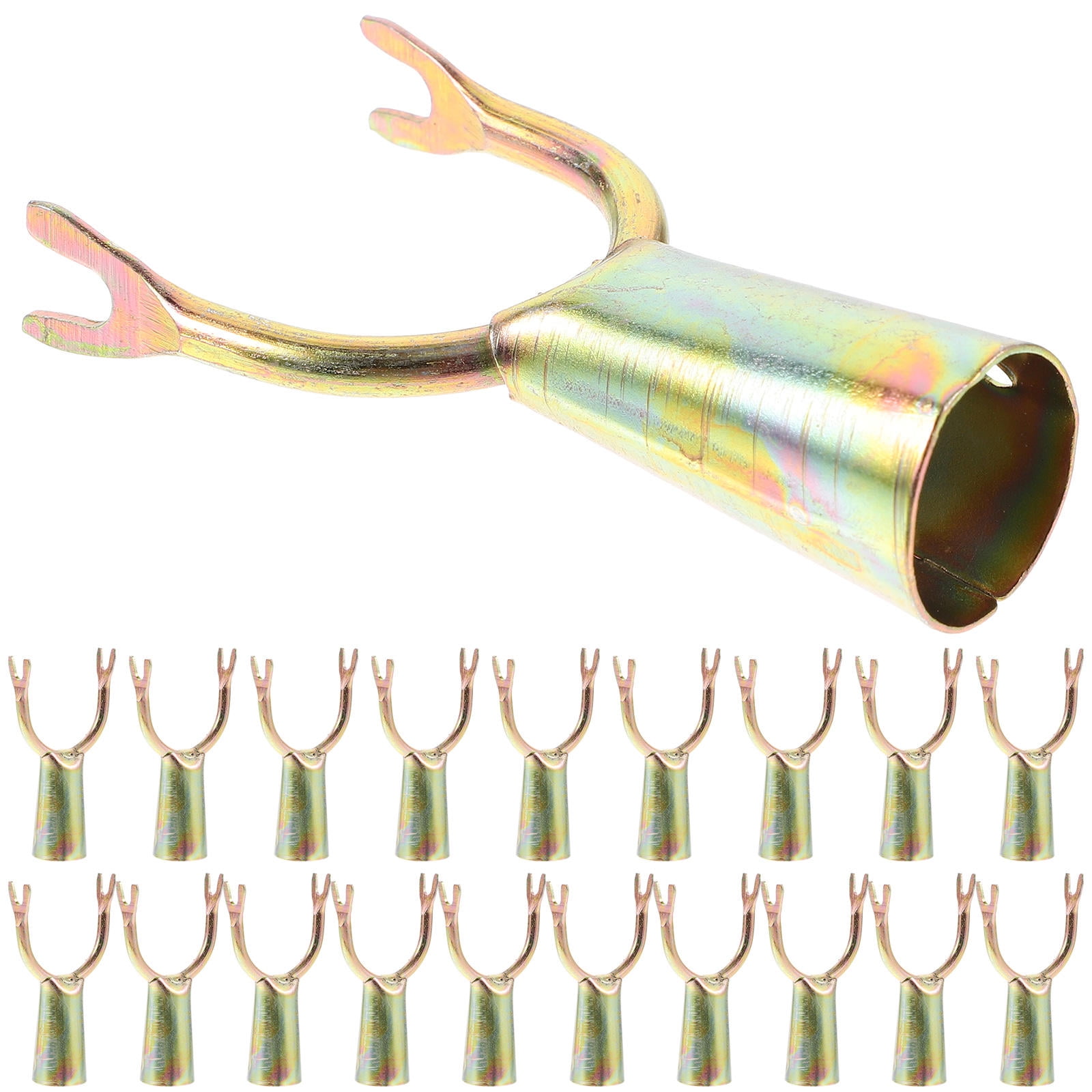 HOMEMAXS 20Pcs Reaching Pole Fork Heads Clothes Pole Replacement Forks ...