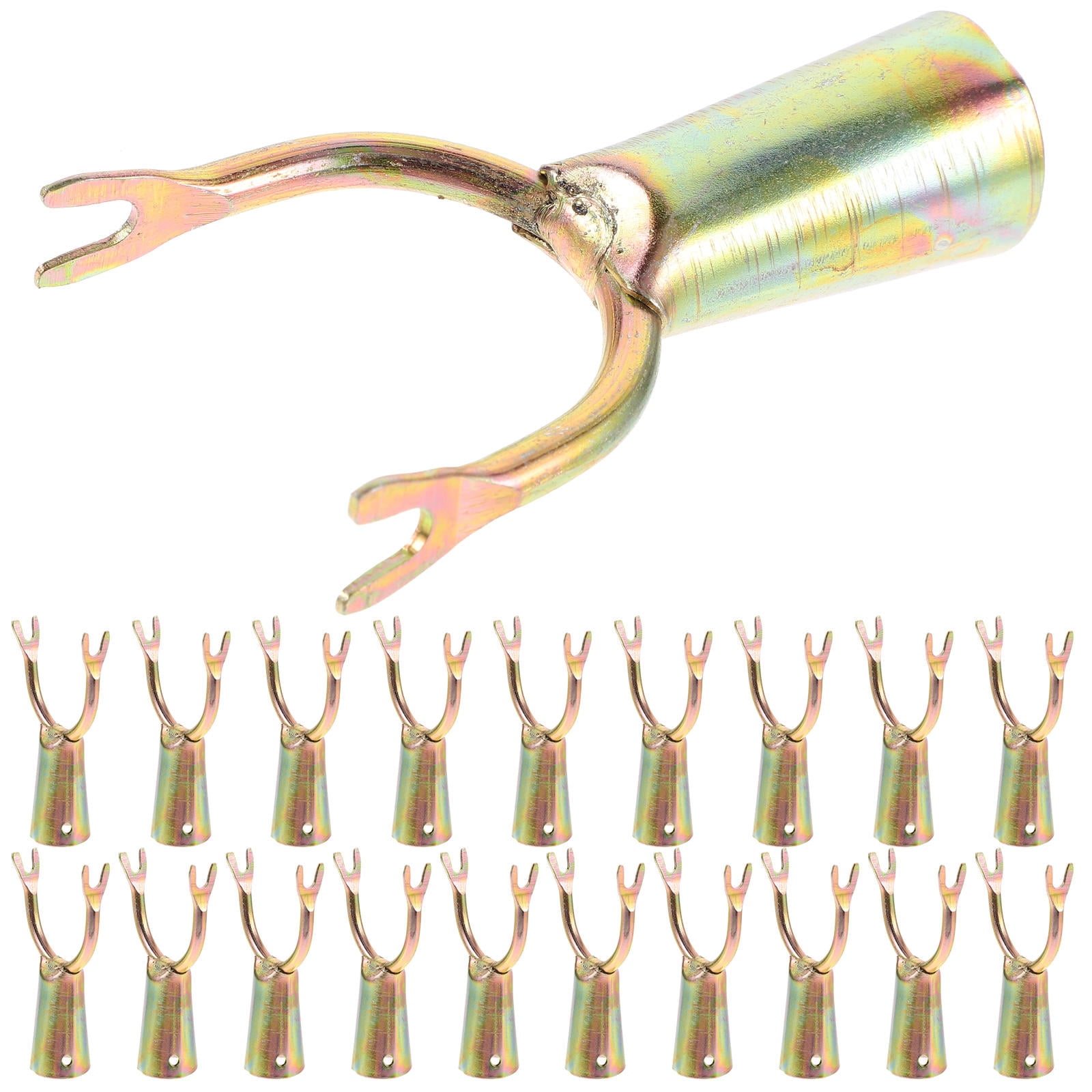 HOMEMAXS 20Pcs Stick Pole Hook Clothes Drying Pole Heads Clothes Pole ...