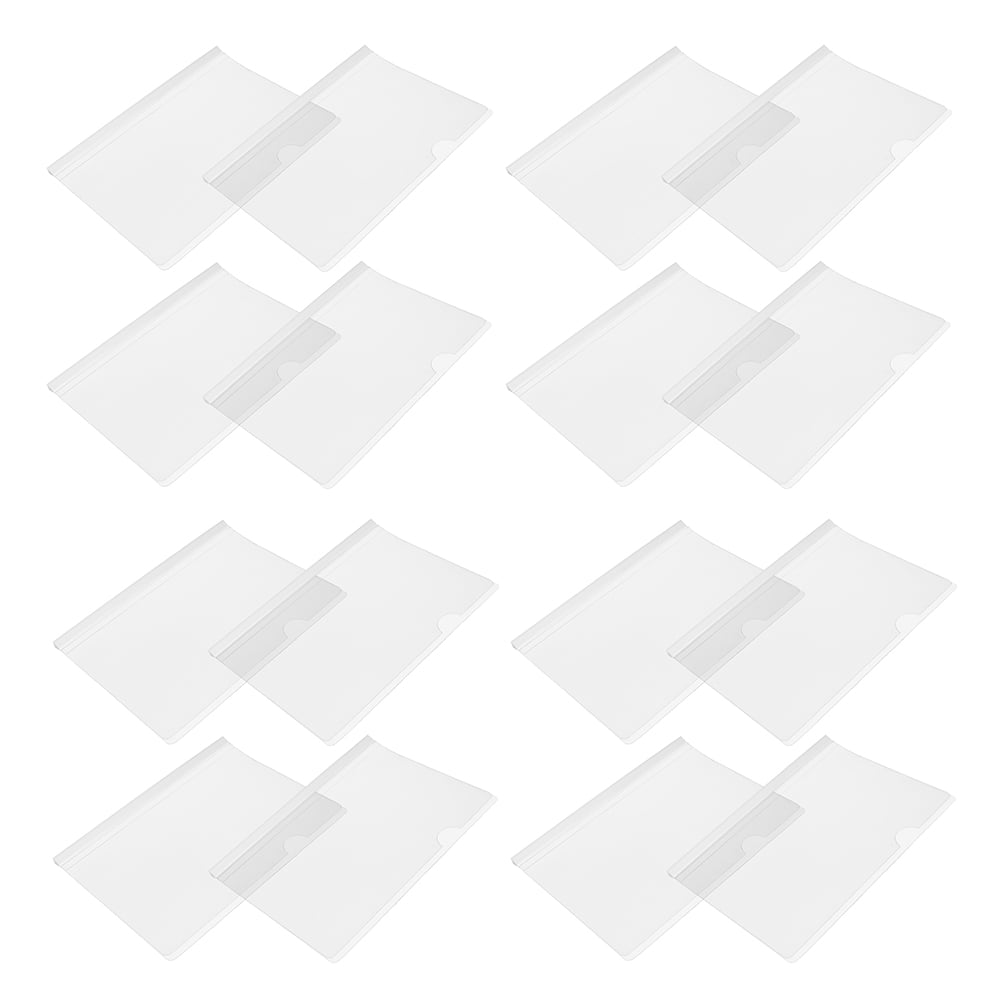 HOMEMAXS 20pcs Bookbinding Slide Bar Plastic Binders Slide Grip Binding ...