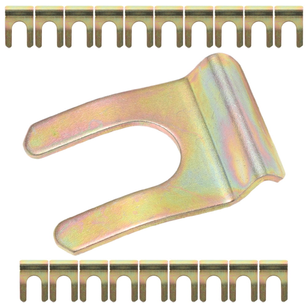 HOMEMAXS 20pcs Car Cable Clips Brake Cable Clip U-Shaped Iron Clamp ...