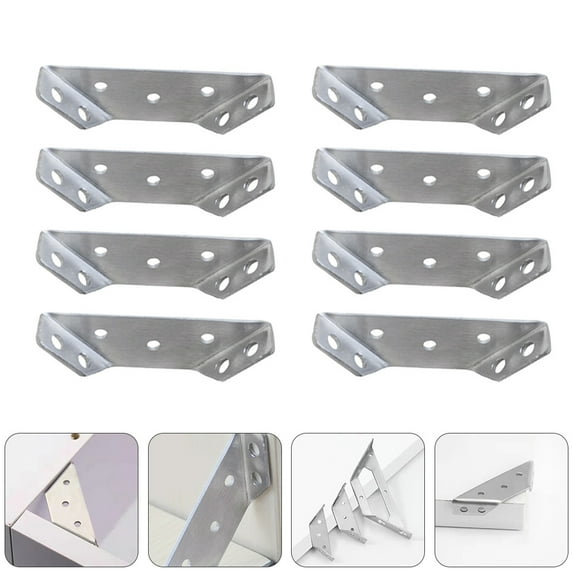 Furniture Corner Brackets Stainless Steel Strong and for Fixing Use 20 ...