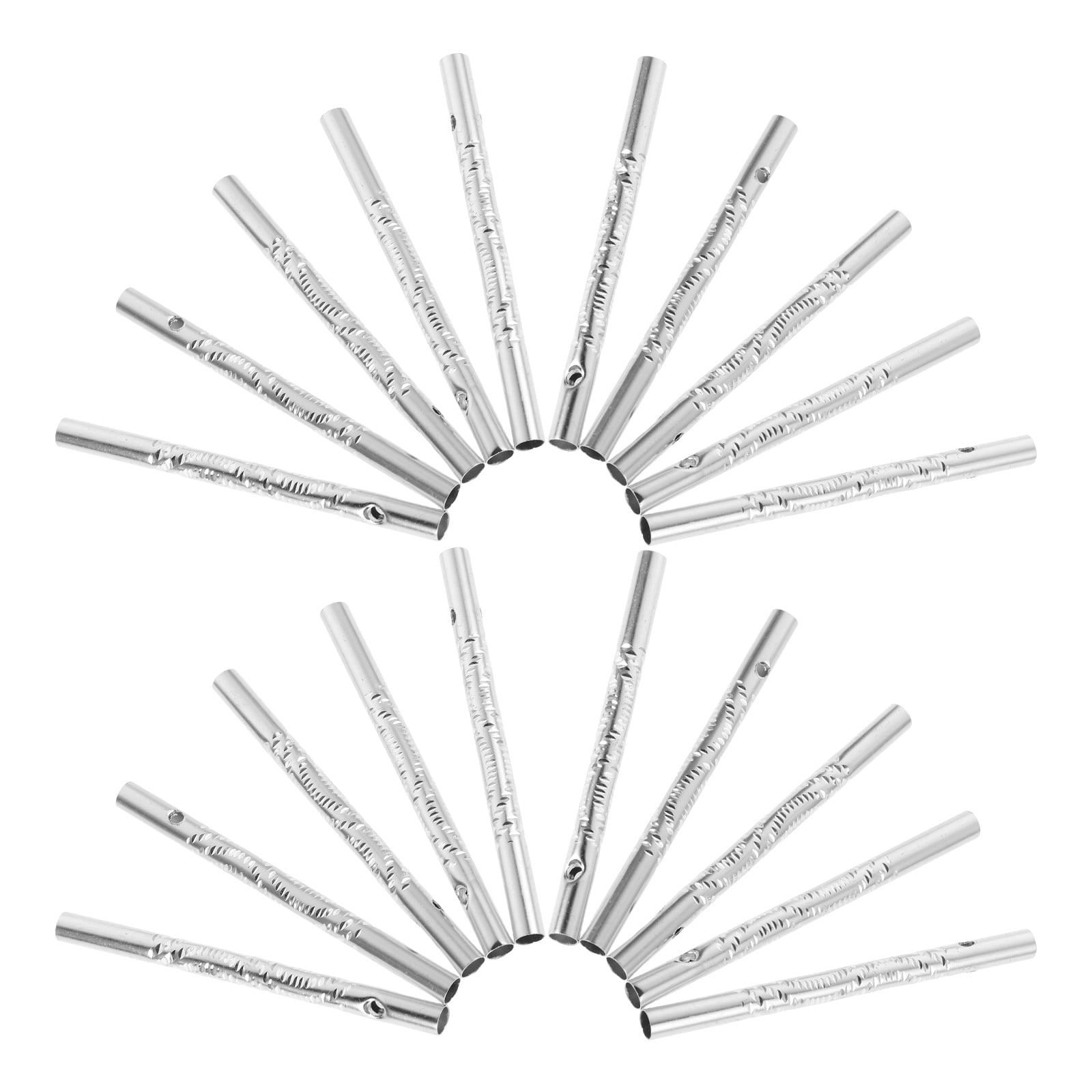 HOMEMAXS 20pcs DIY Wind Chime Pipes Metal Wind Chime Tubes Replacement ...