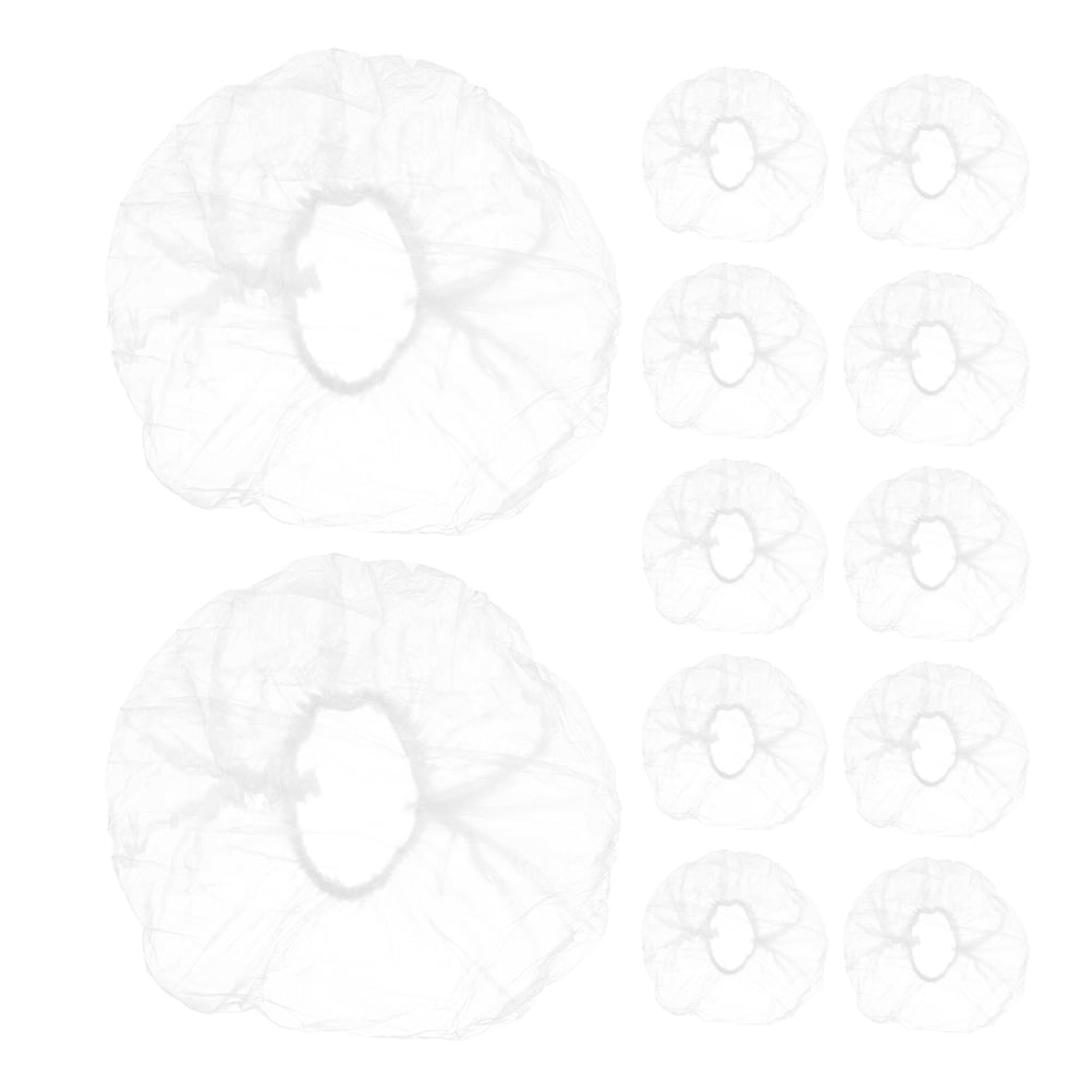 HOMEMAXS 20pcs Disposable Pet Shower Caps Plastic Dog Ear Covers For ...