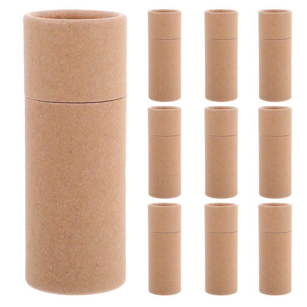 HOMEMAXS 20pcs Empty Kraft Paper Jar Tube Cardboard Boxes 20ml ...