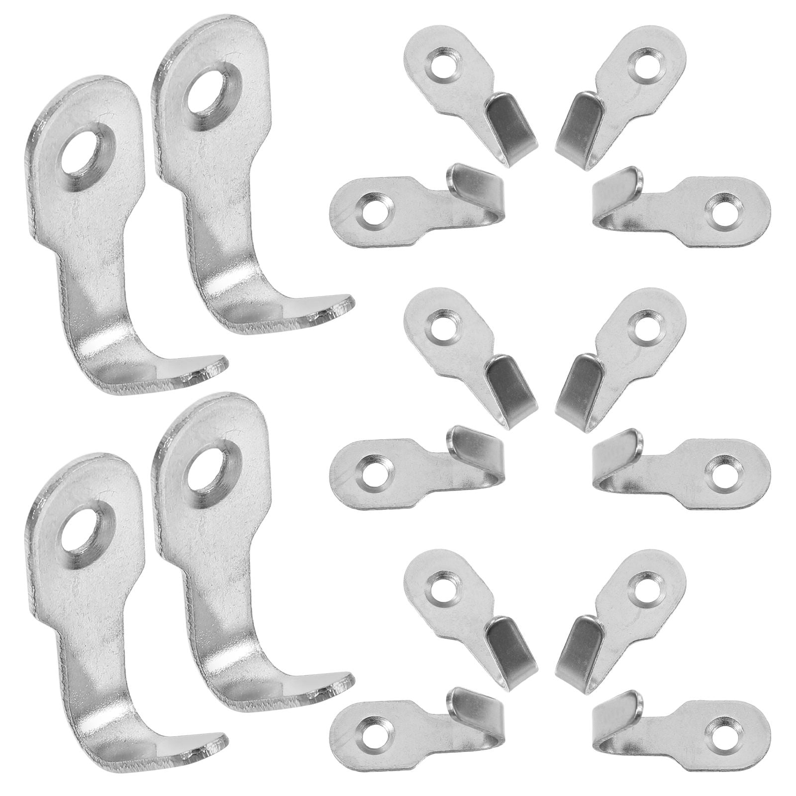 HOMEMAXS 20pcs Heavy Duty Dual Coat Hooks Wall Mounted With Screws ...
