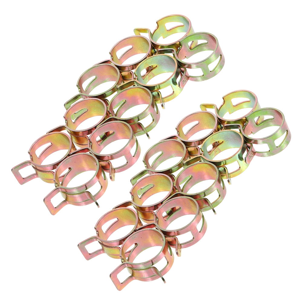 HOMEMAXS 20pcs Hose Clips Hose Fasteners Oil Tube Clamp Hose Clamp Car ...