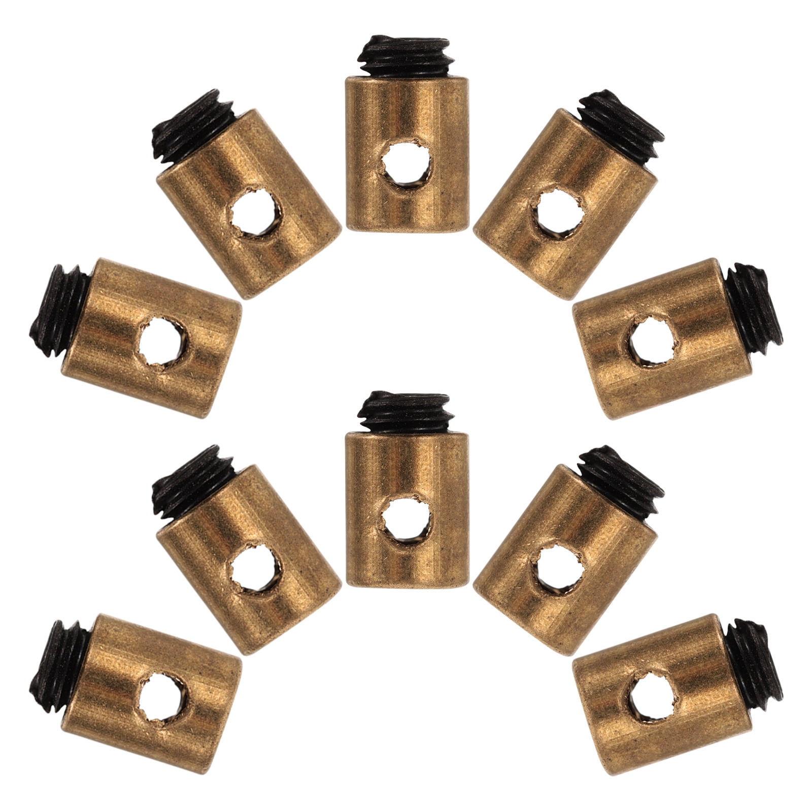 HOMEMAXS 20pcs Metal Barrel Clamp Cable Nipples for Motorcycle Throttle ...
