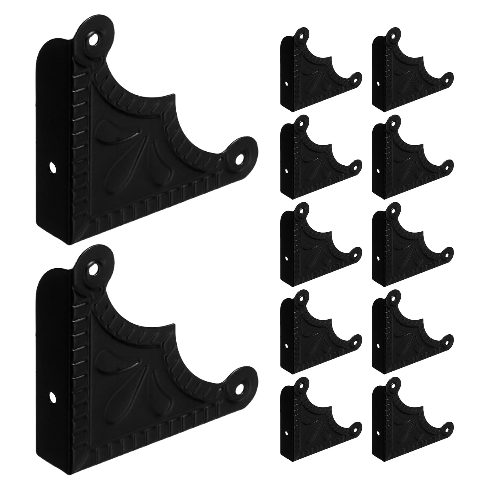 HOMEMAXS 20pcs Metal Corner Protectors For Furniture Antique Style ...