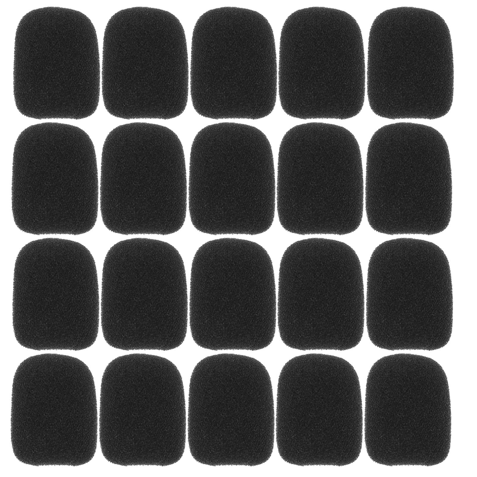 HOMEMAXS 20pcs Microphone Cover Replacement Stage Mic Cover Sponge Mic ...