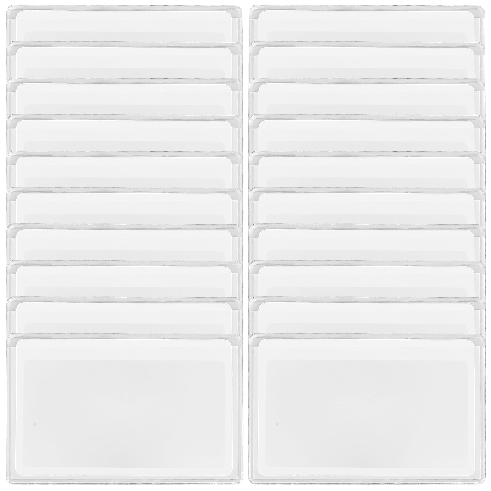 HOMEMAXS 20pcs Page Magnifying Sheet For Reading Ultra-Thin Plastic ...