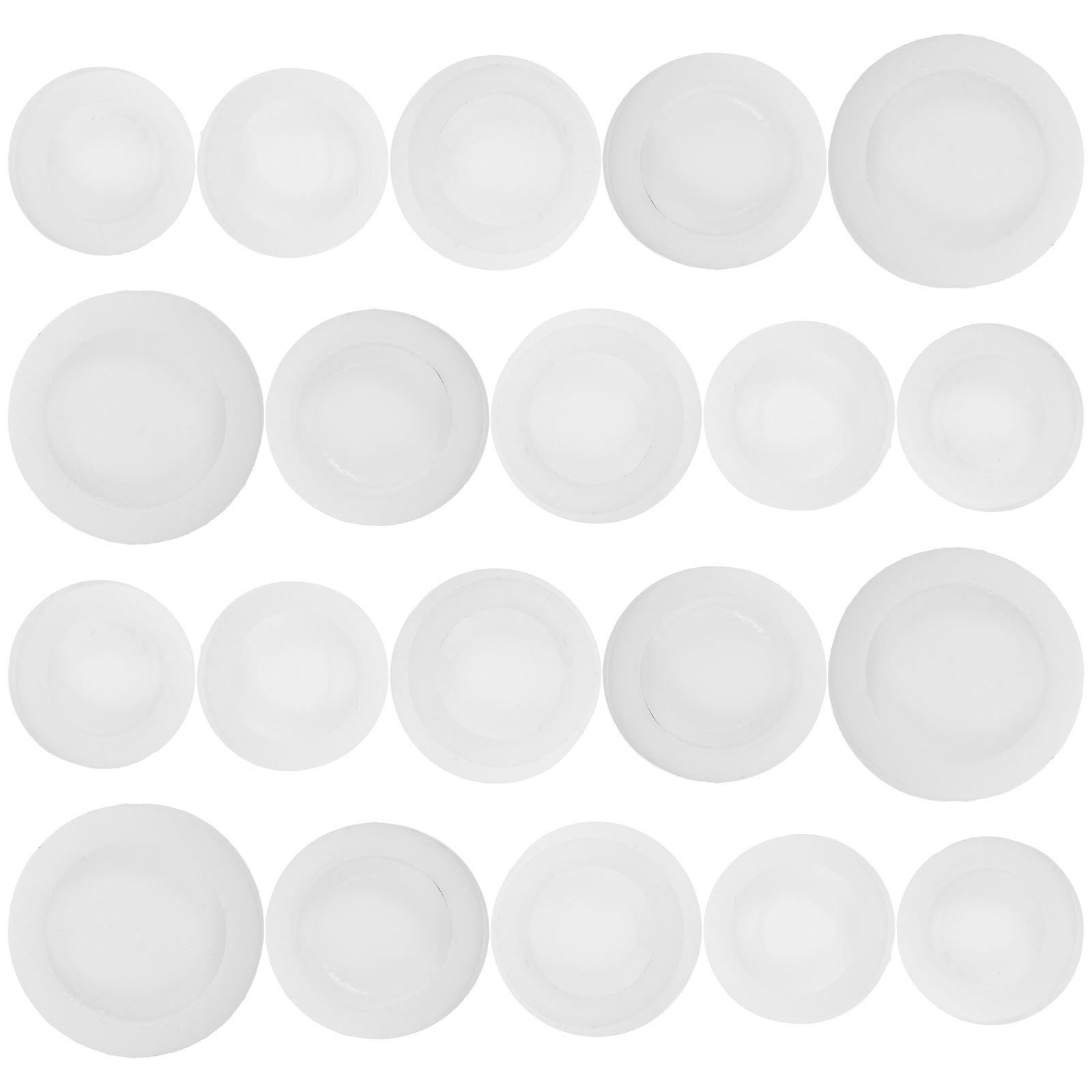 20pcs Piggy Bank Plug Replacement Plastic Coin Bank Stopper Round Money ...