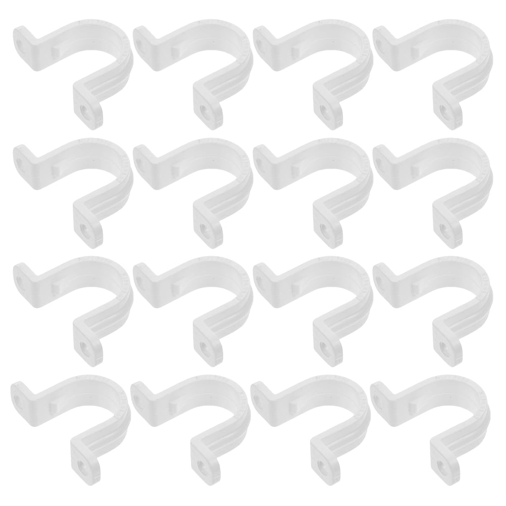 HOMEMAXS 20pcs Pipe Strap Clips U Tube Strap Clamps Heavy Duty Tubing ...