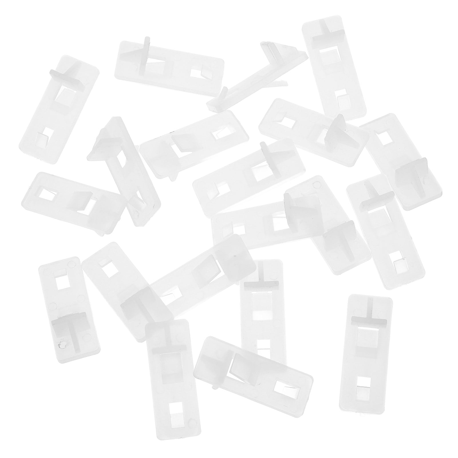 HOMEMAXS 20pcs Plastic Locking Shelf Support Pegs Self-Locking Bracket ...