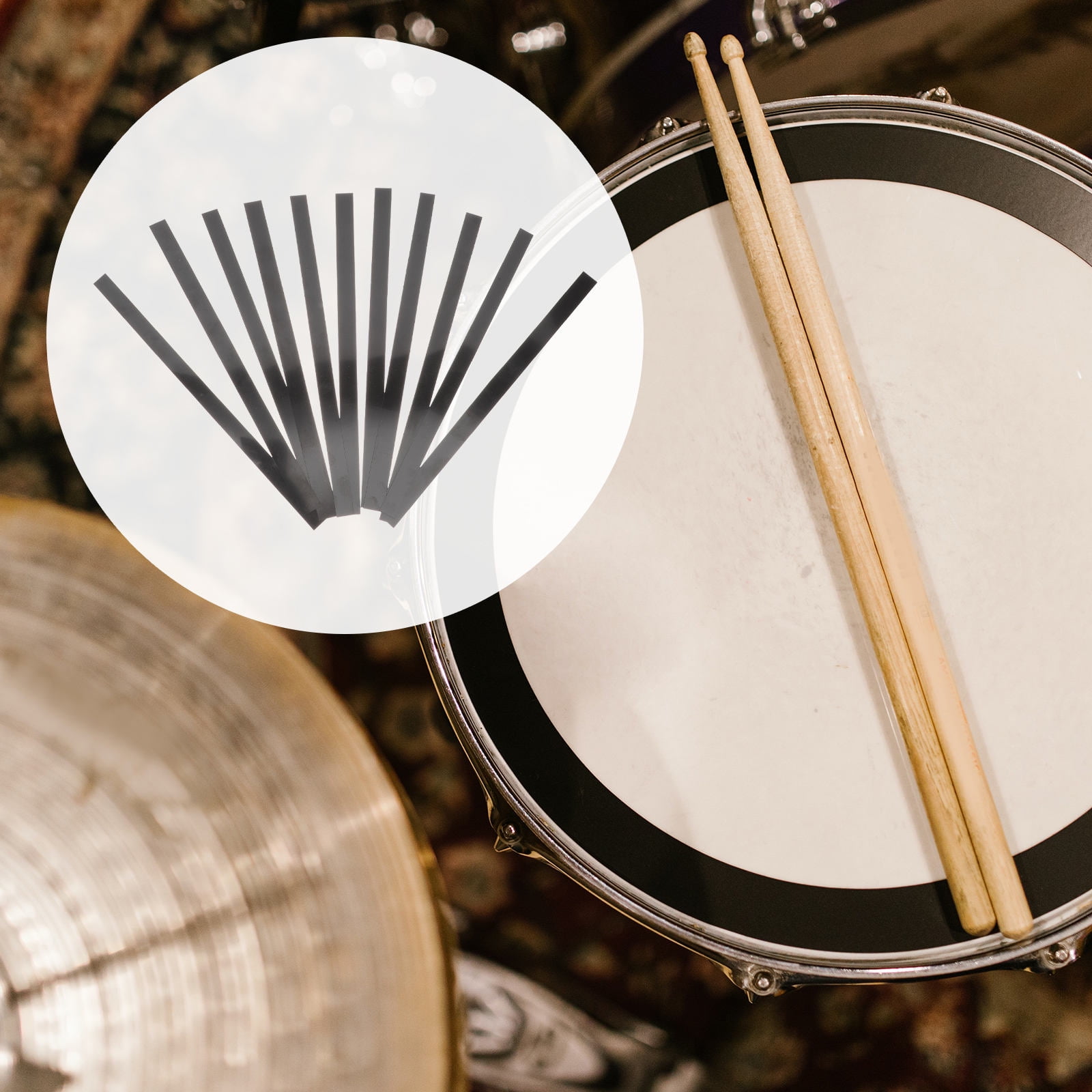 HOMEMAXS 20pcs Professional Snare Drum Wire Attachment Straps Snare ...