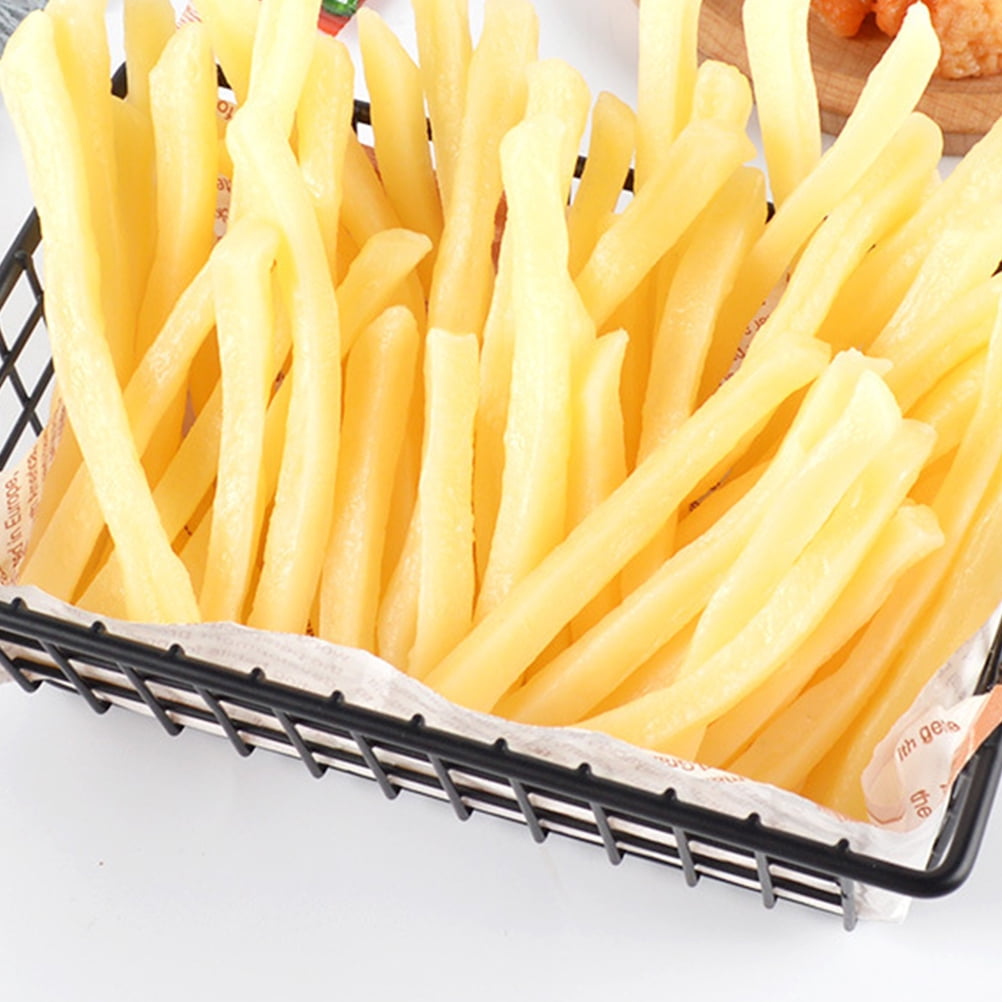 HOMEMAXS 20pcs Realistic Fake French Fries Lifelike Simulation French ...