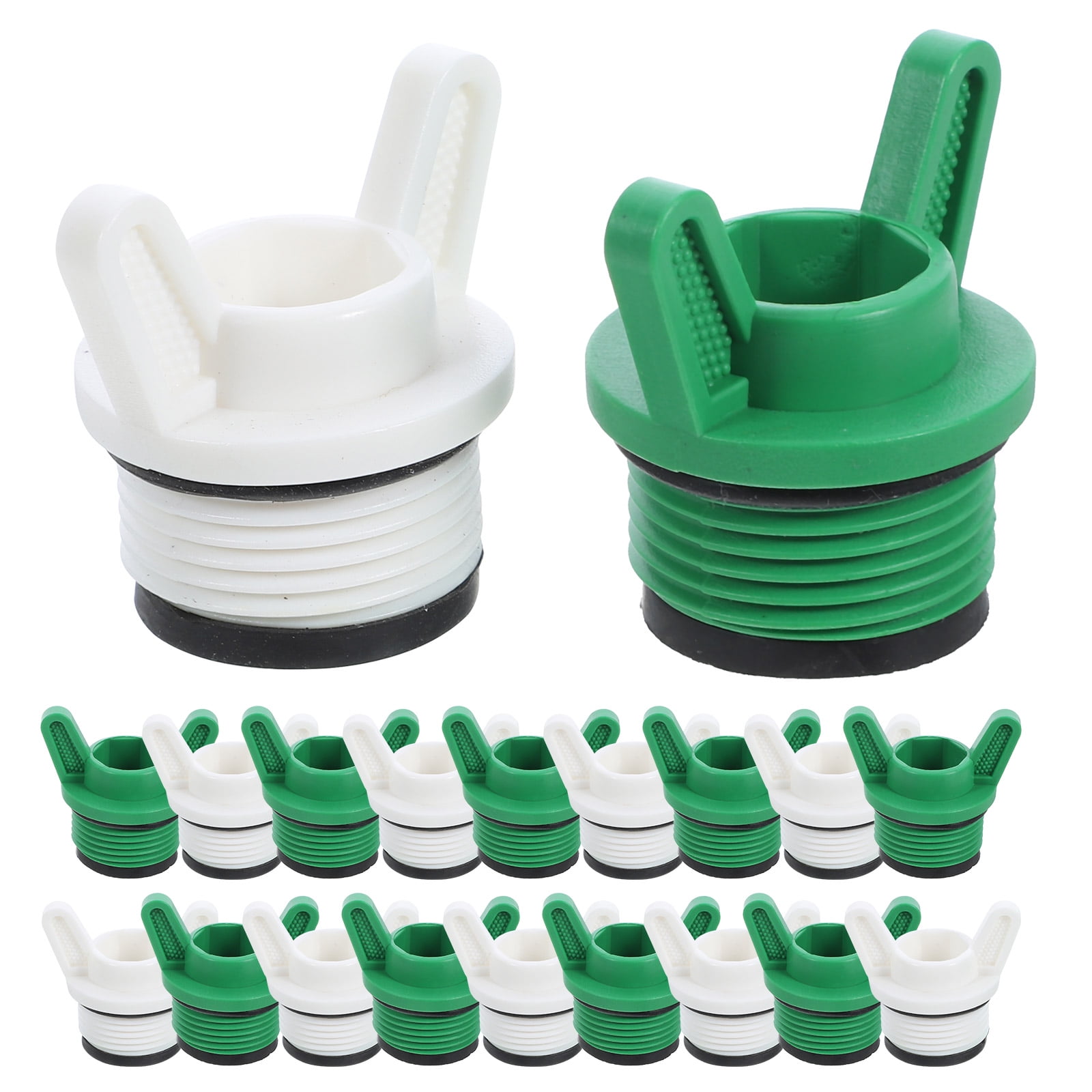 HOMEMAXS 20pcs Replaceable Hose Plugs Garden Tubing Stoppers Plastic ...