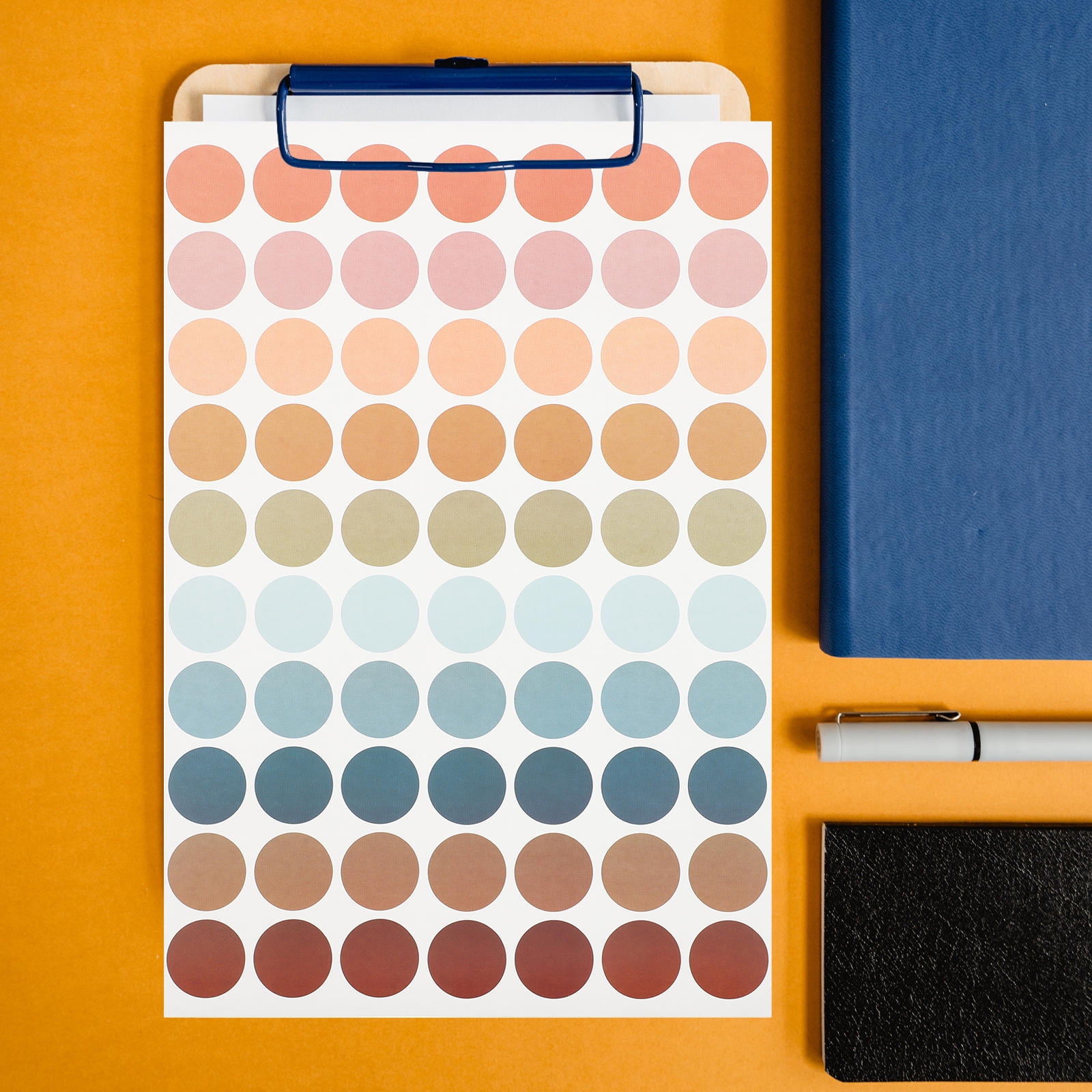 HOMEMAXS 20pcs Round Color Coding Labels Colored Stickers Dots ...