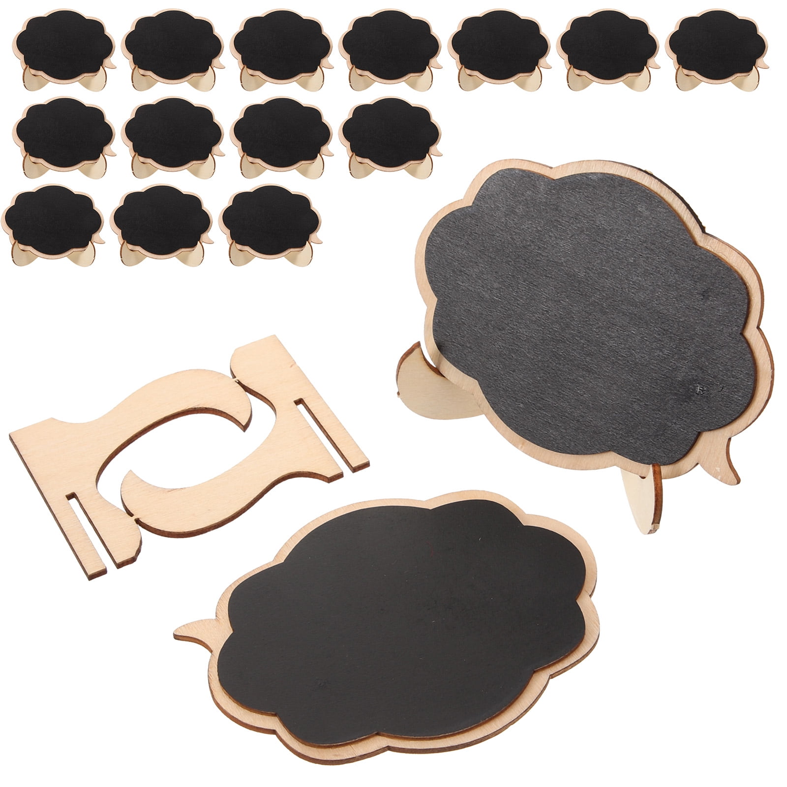 HOMEMAXS 20pcs Small Chalkboard Signs Reusable Chalkboards Mini Message ...