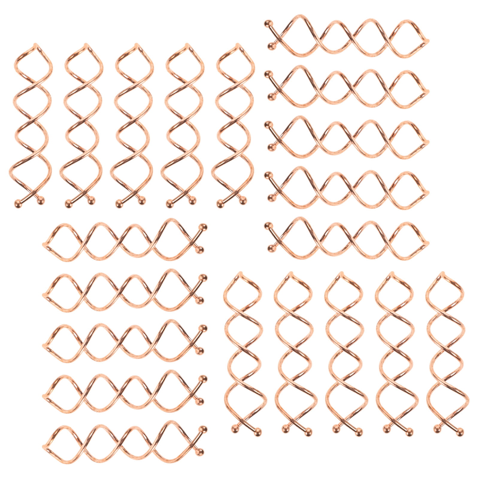 HOMEMAXS 20pcs Spiral Bobby Hair Screw Hair Clip Mini Clip for DIY Hair ...
