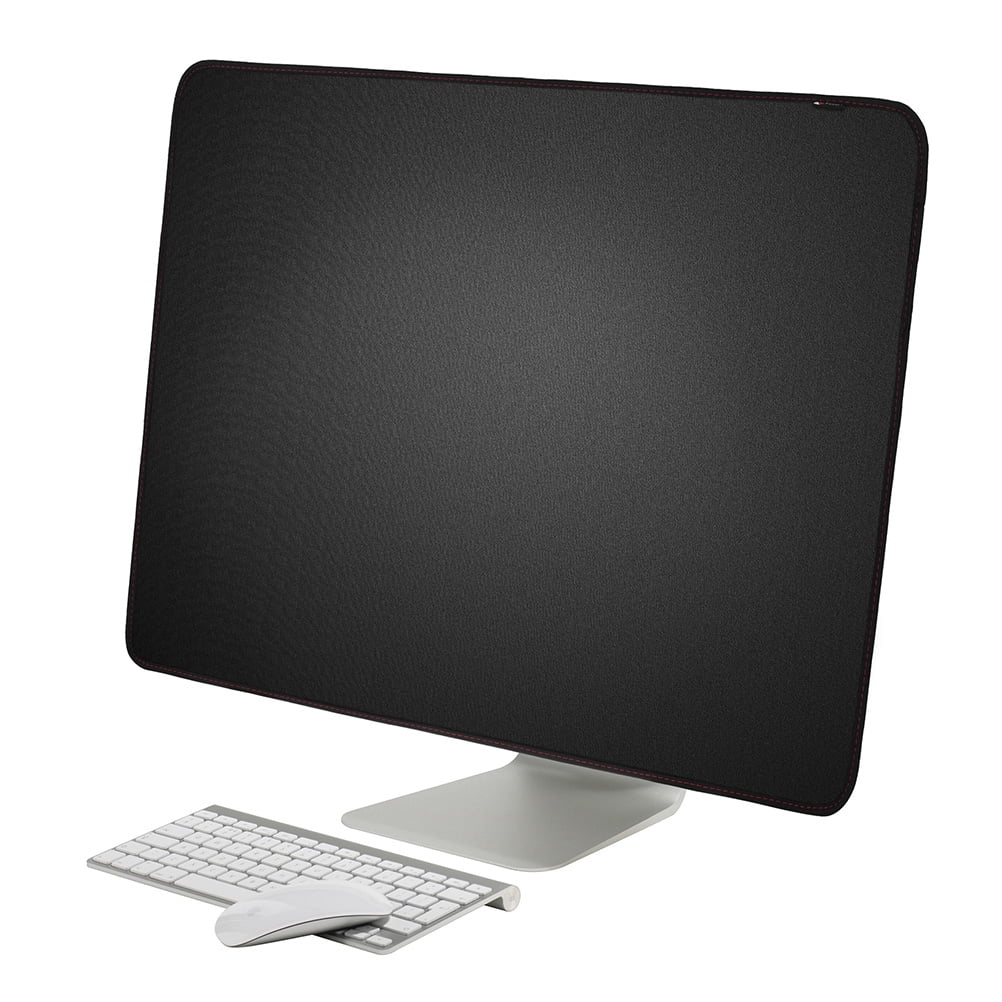 HOMEMAXS 21 Inch Black Polyester Computer Monitor Cover Protector with ...