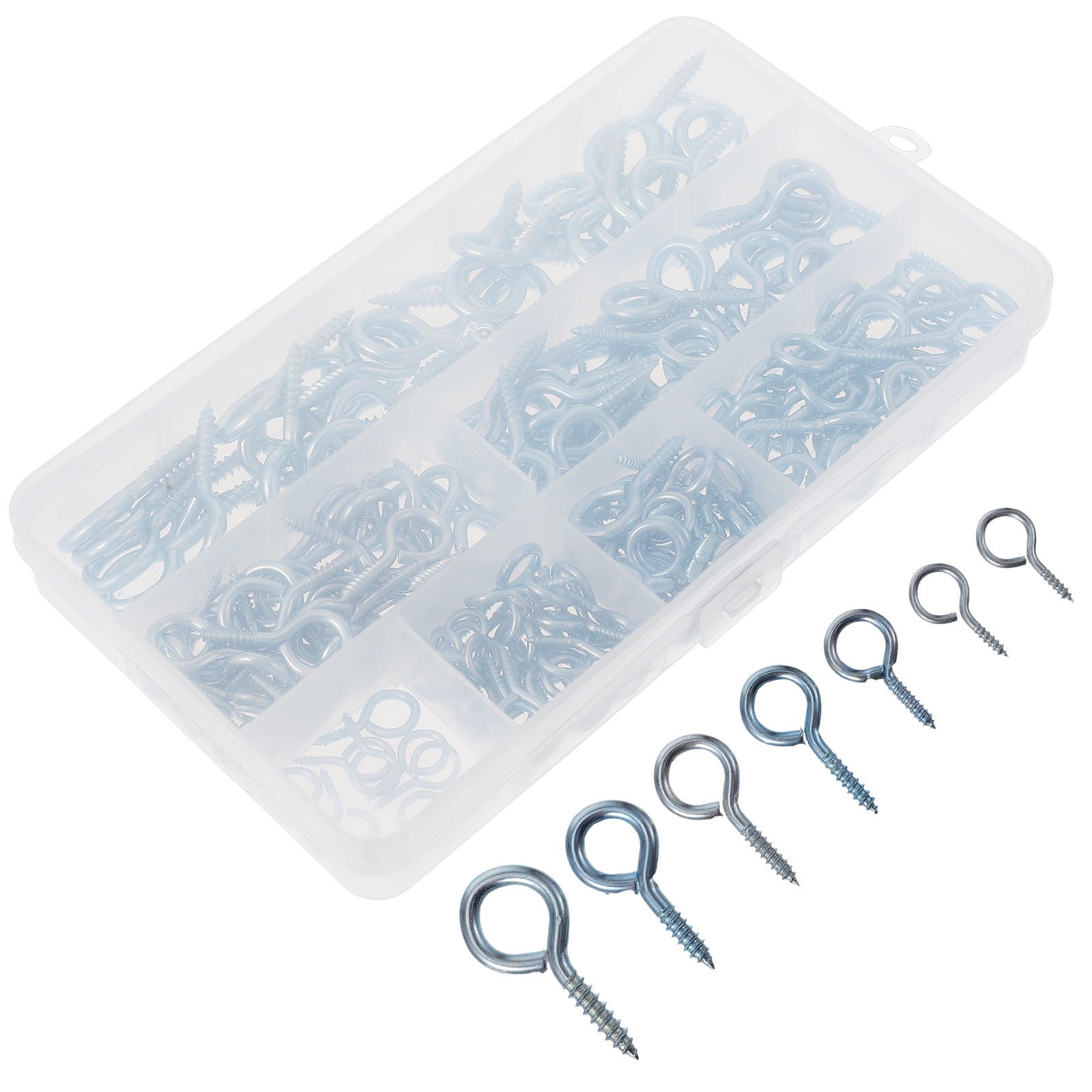 HOMEMAXS 210 Pcs Eyelet Bolt Sheep Screw Pack Hook Wood Screws ...