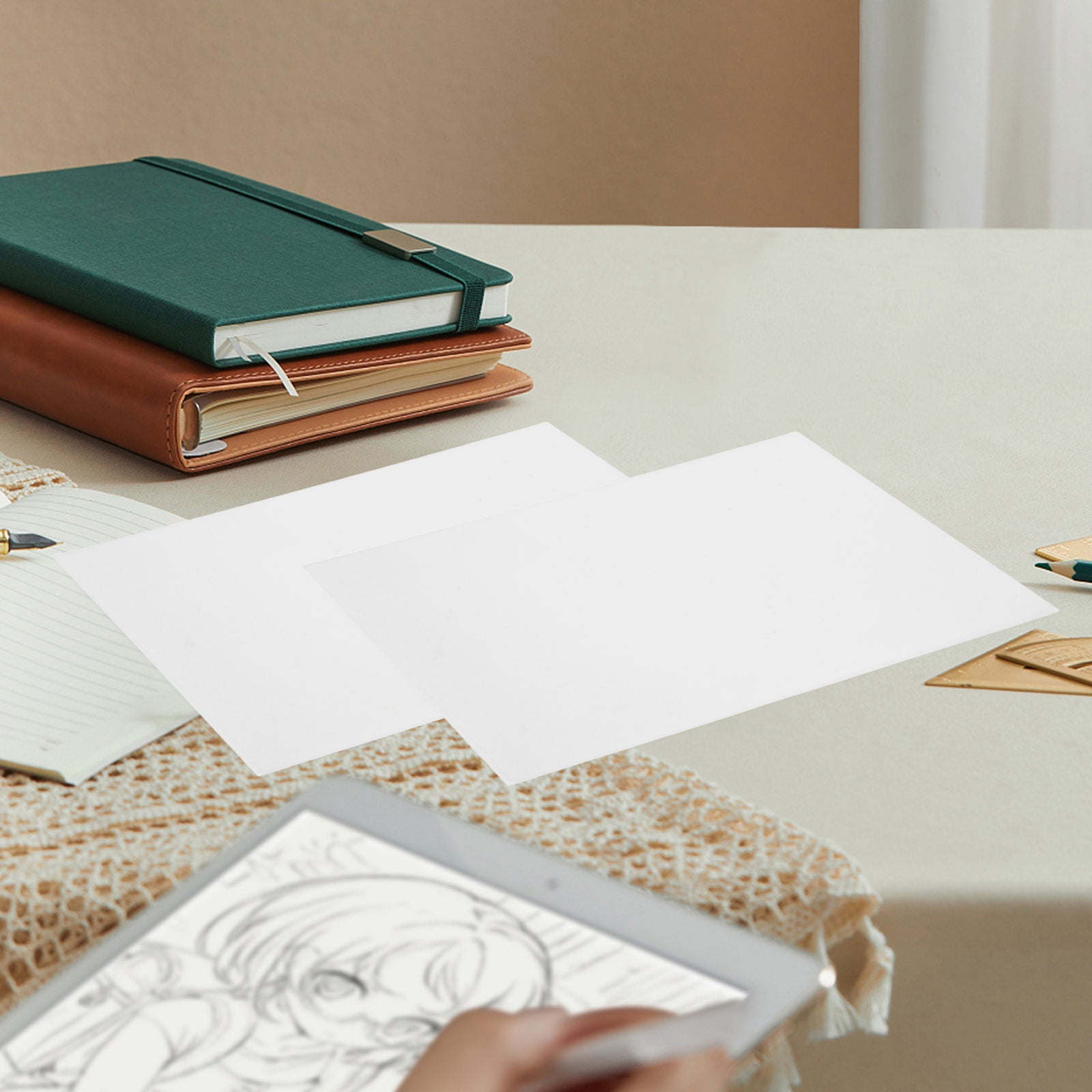 HOMEMAXS 22 Sheets Matte Printable Sticker Paper A4 Holographic Vinyl ...