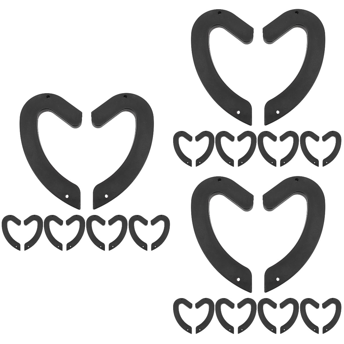 HOMEMAXS 24 Pcs Dumbbell Rod Rack Cover Wall Mounted Rack Protector ...