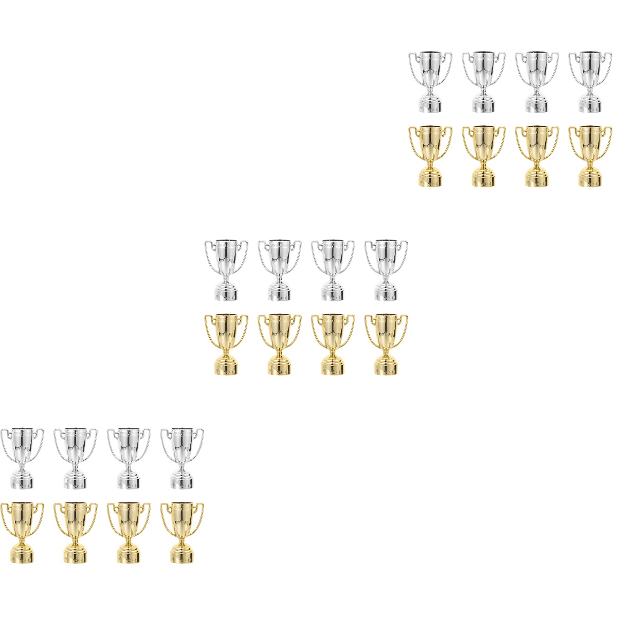 HOMEMAXS 24 Pcs Kids Race Game Trophy Plastic Trophy Model Plastic ...