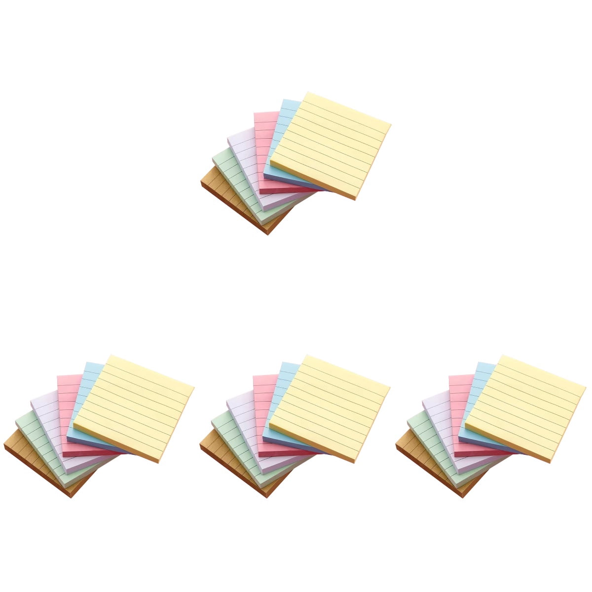 HOMEMAXS 24 Pcs Memo Pads Colored Note Pads Tearable Memo Stickers Self ...