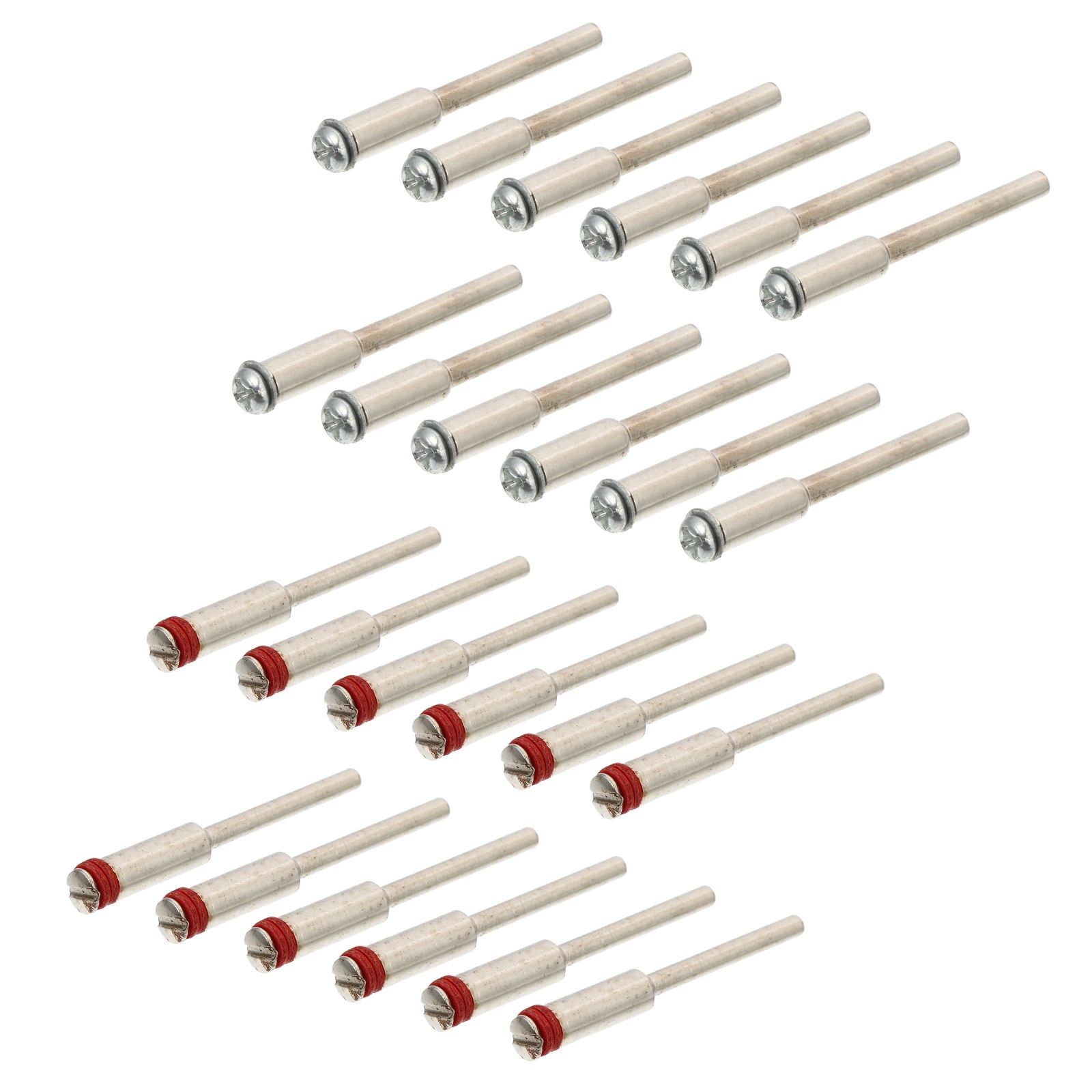 24pcs Off Wheel Screw Mandrel Set for Rotary Tools - Walmart.com
