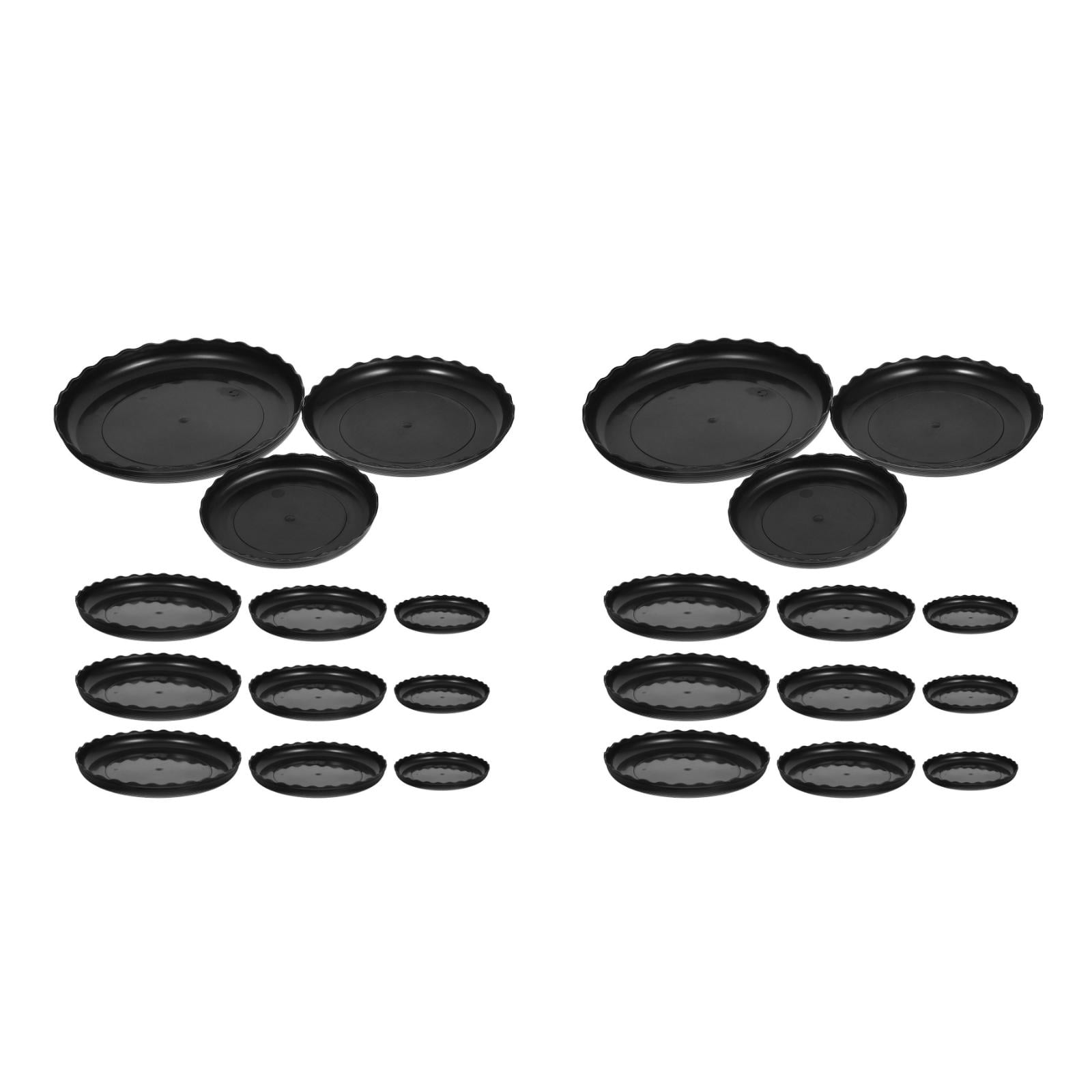 HOMEMAXS 24 Pcs Round Plant Pot Saucers Plant Tray For Pot Flower Pot ...