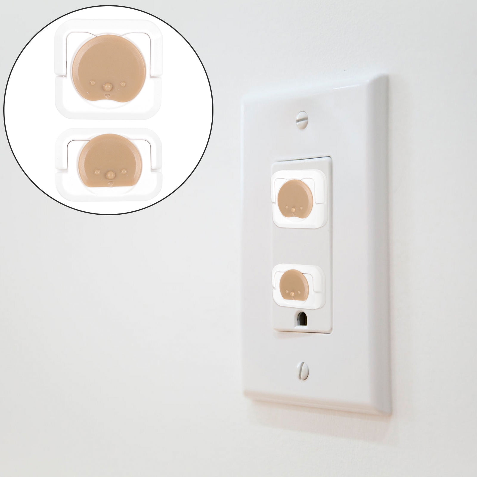 HOMEMAXS 24 Pcs Safety Socket Protector Electrical Outlet Protectors ...