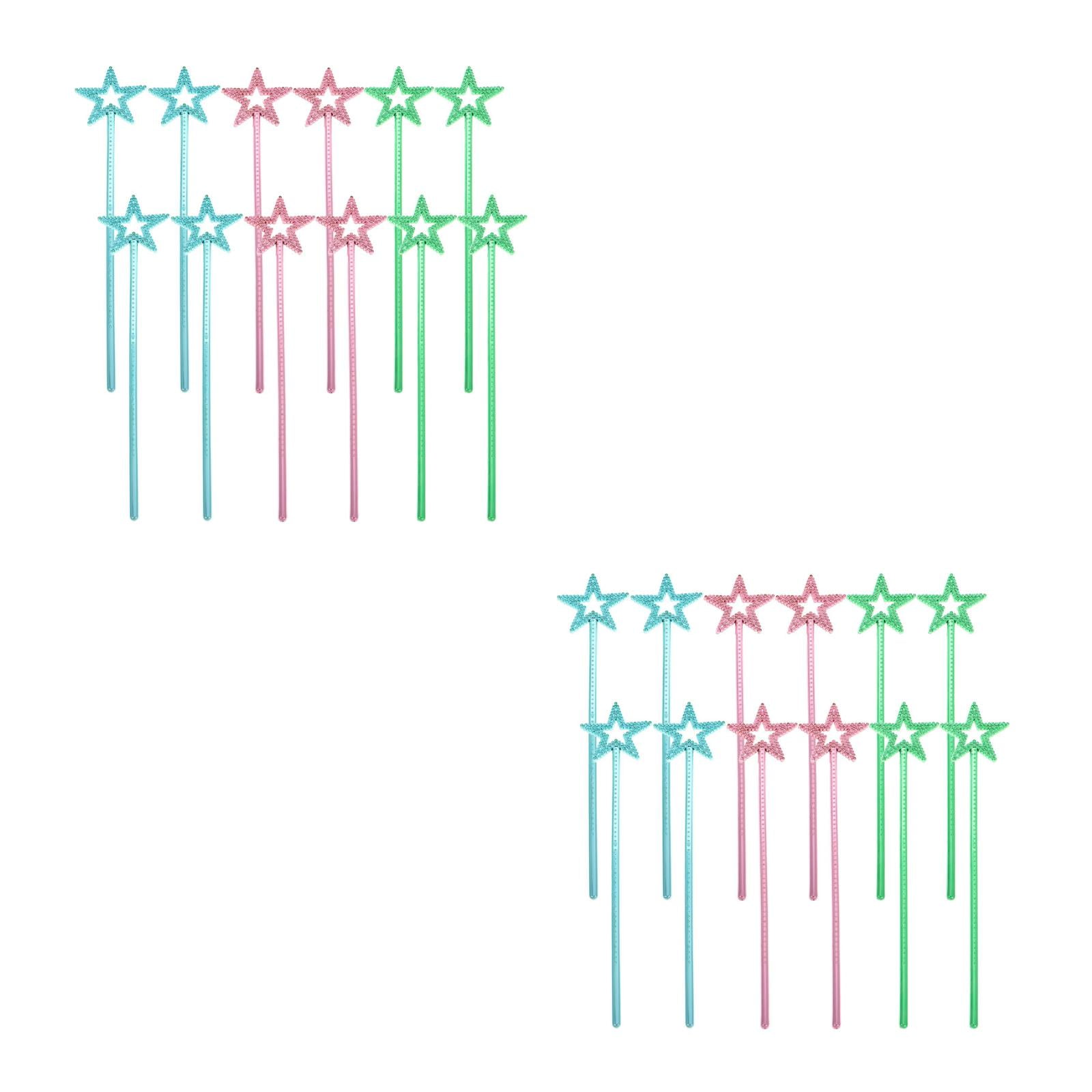 HOMEMAXS 24 Pcs Star Wand for Kids Party Wand Plastic Wands Star Stick ...