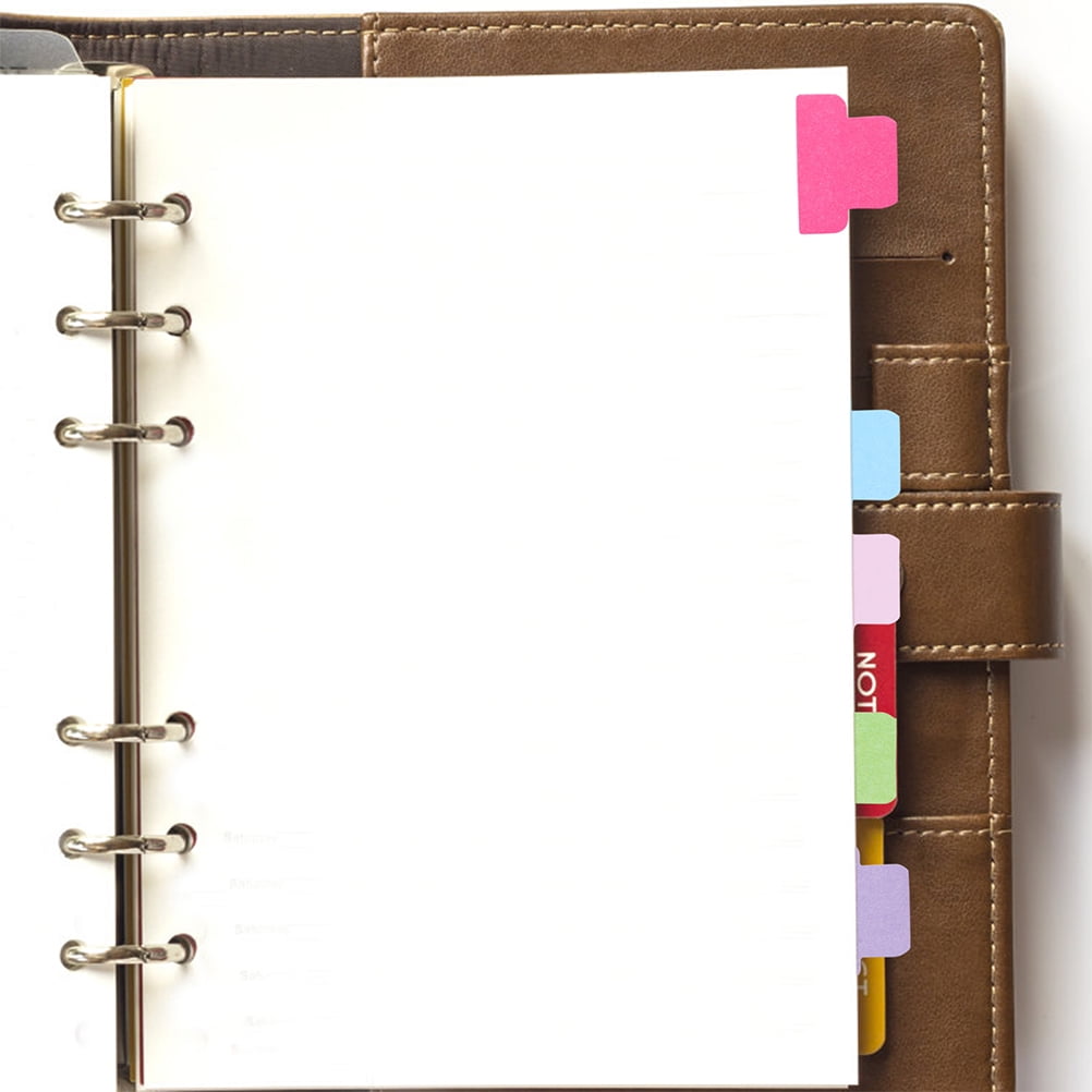 HOMEMAXS Pcs Sticky Index Tabs Handwritten Page Markers Color Index ...
