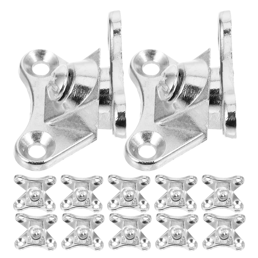 HOMEMAXS 24 Pcs Table Leg Brackets Wall Shelf Corner Code Zinc Alloy ...