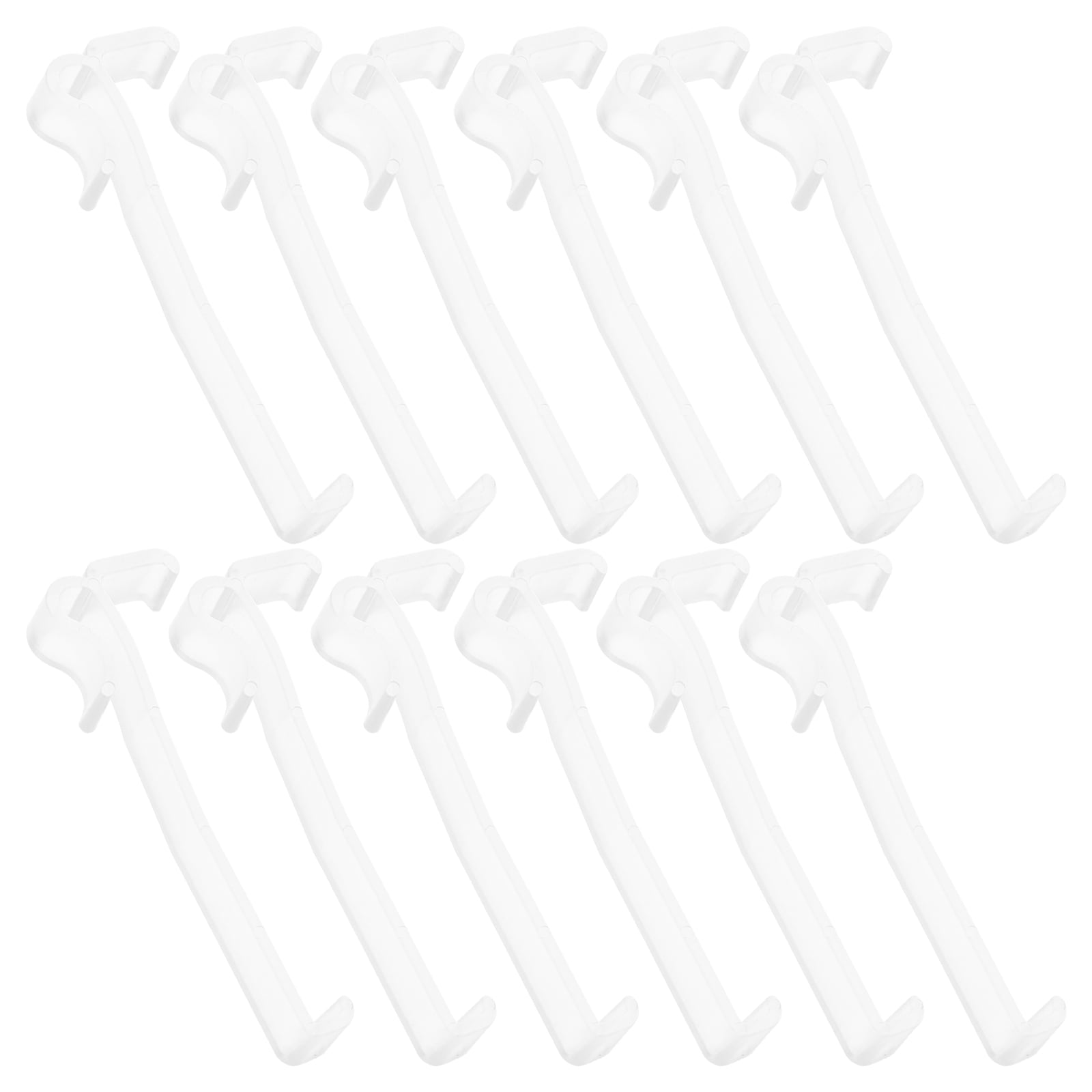 HOMEMAXS 24 Pcs Window Valance Clips Vertical Blind Curtain Pole ...