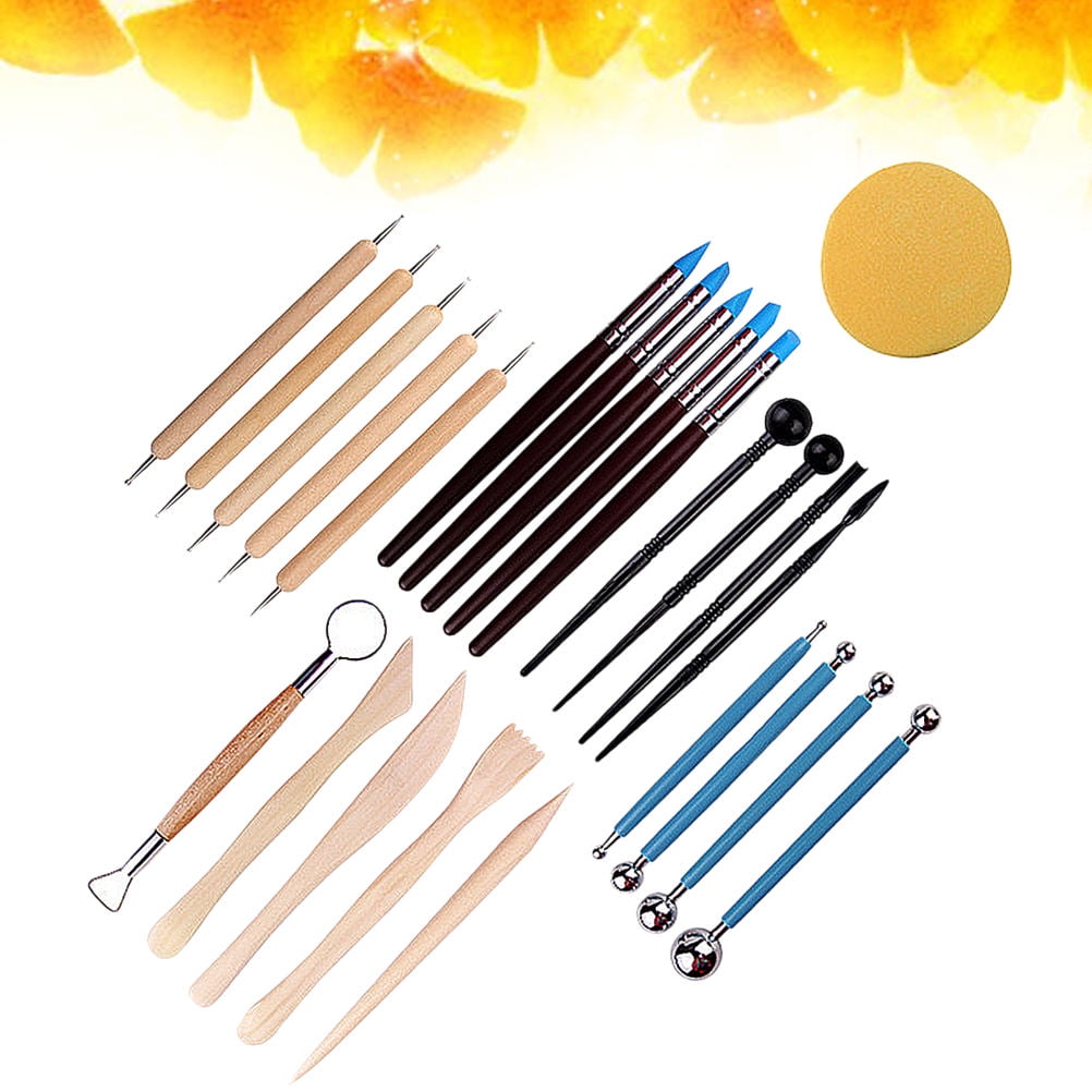 HOMEMAXS Piece Pottery Tools Set Silicone Clay Sculpting Tools for DIY ...