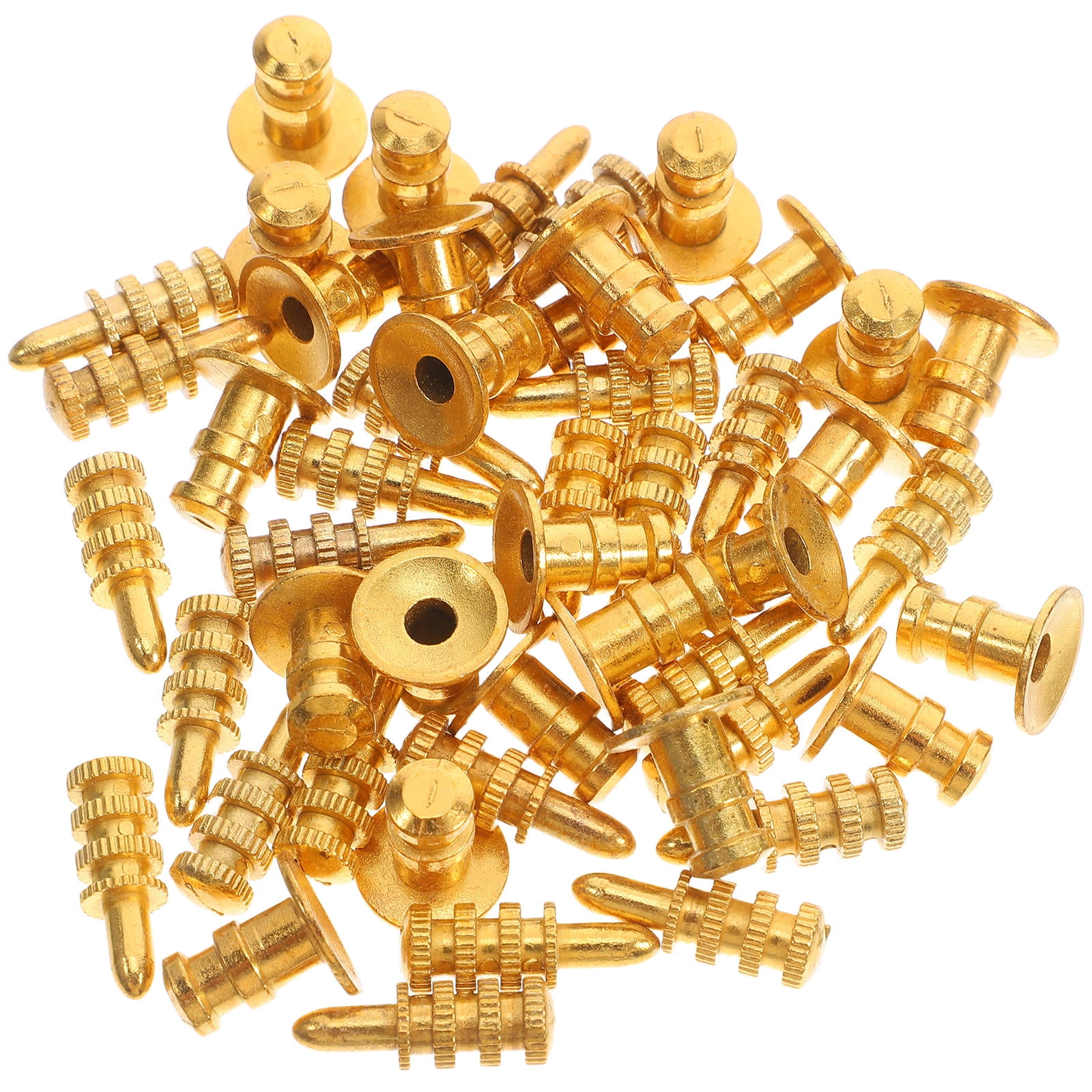 HOMEMAXS 24 Sets Table Bolt Sleeve Connectors Table Pins Sockets Dowel Pin Zinc Alloy Table Leaf ...