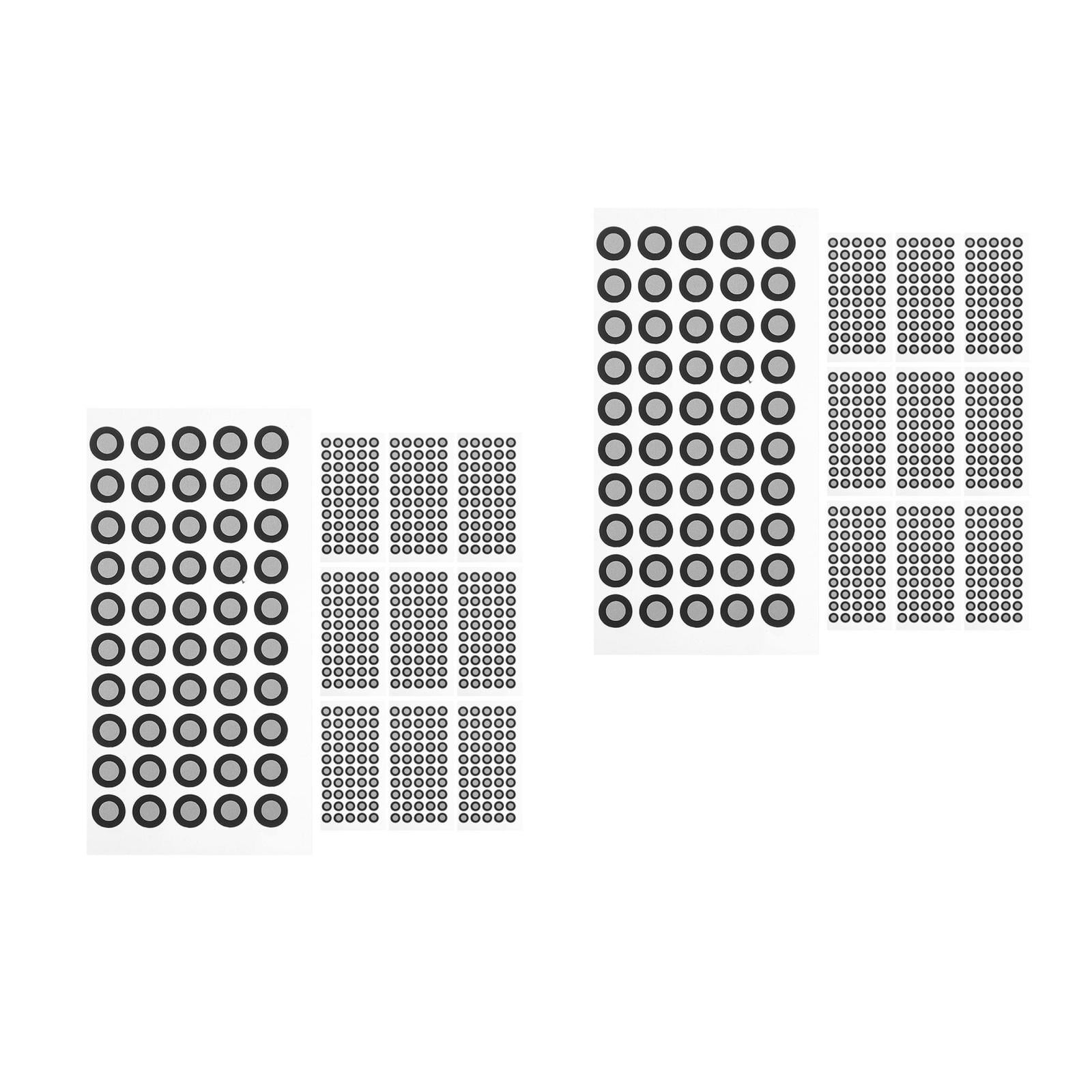 HOMEMAXS 24 Sheets 3D Scanning Marker Dots Reflective Marking Points ...