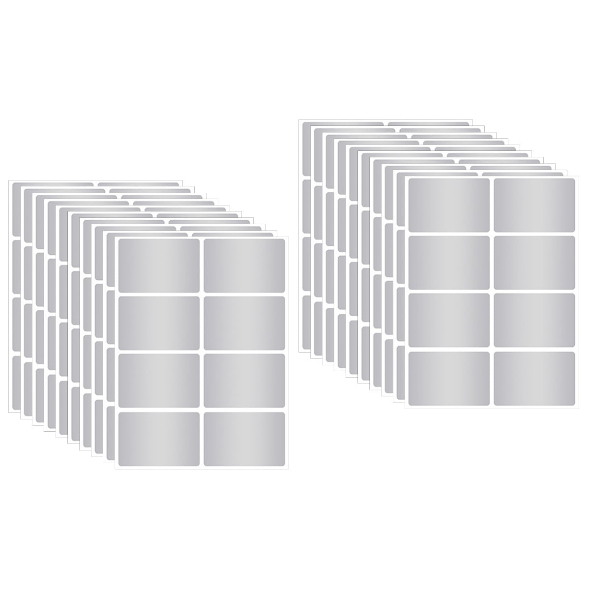 HOMEMAXS 24 Sheets Multi-function Category Labels Blank Box Stickers ...