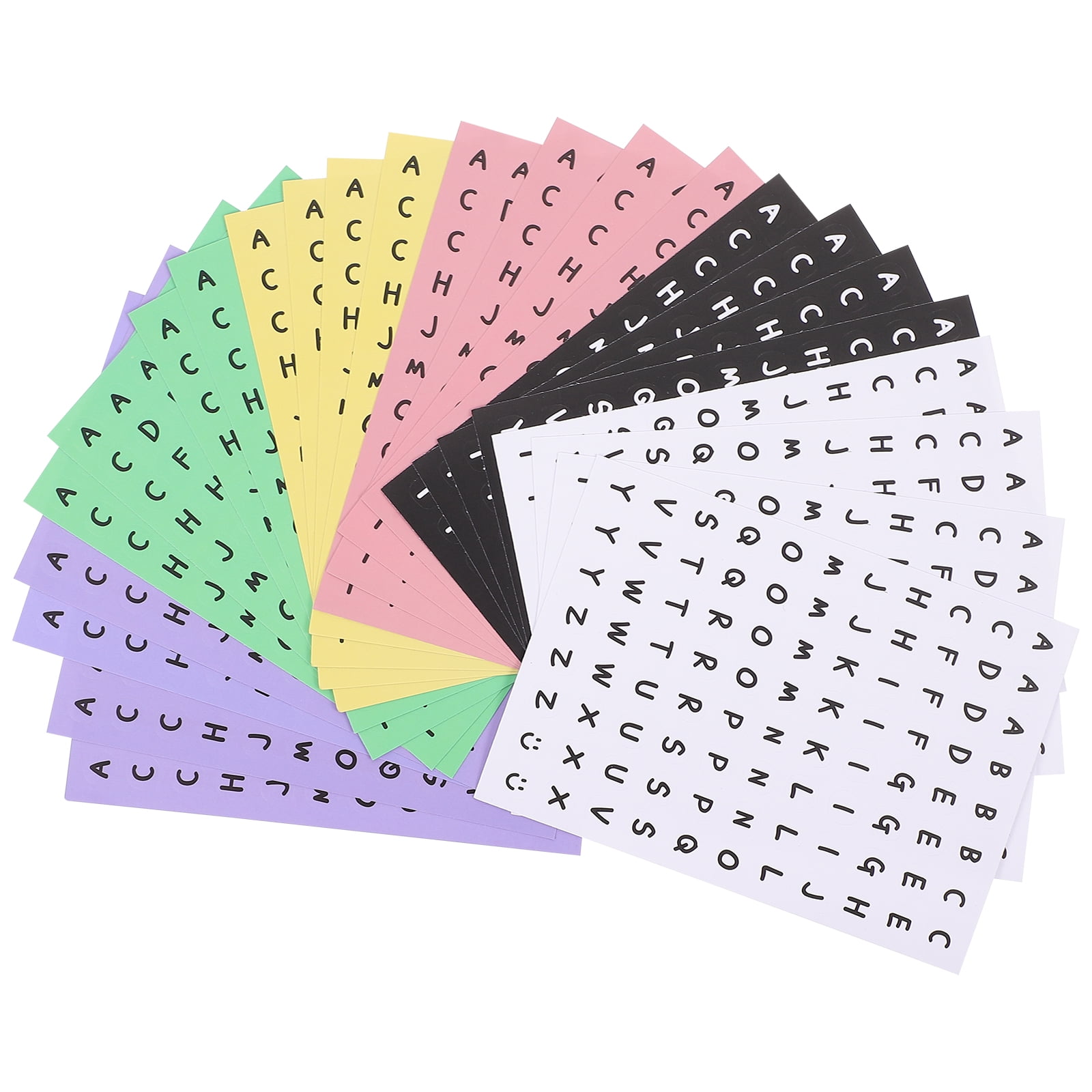 24 Sheets Scrapbook Alphabet Decals Crafting Markers Decoration Child ...