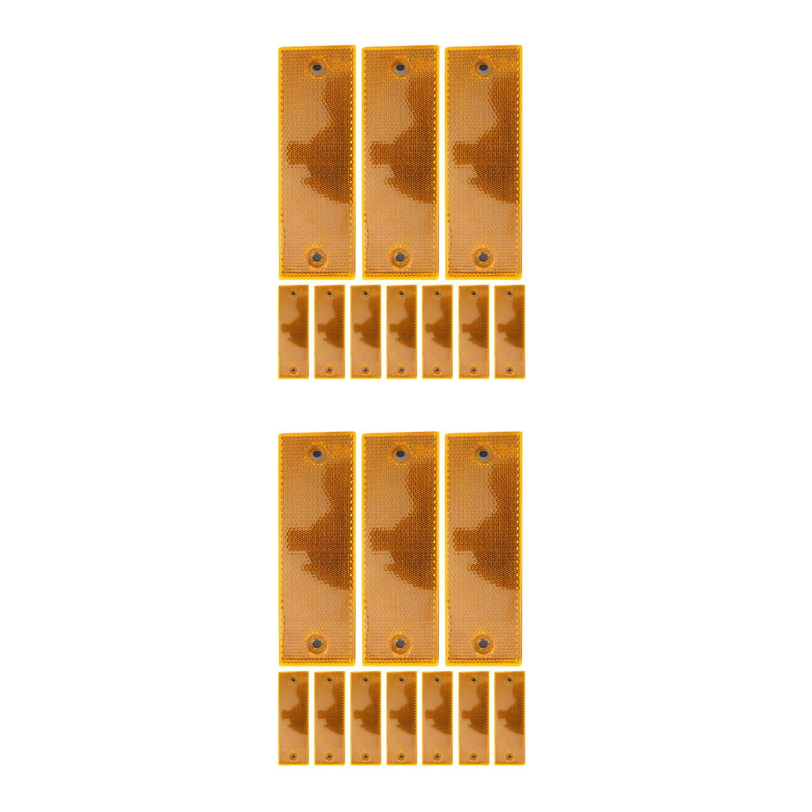 HOMEMAXS 24 pcs Bicycles Reflectors Golf Cart Reflectors Small ...