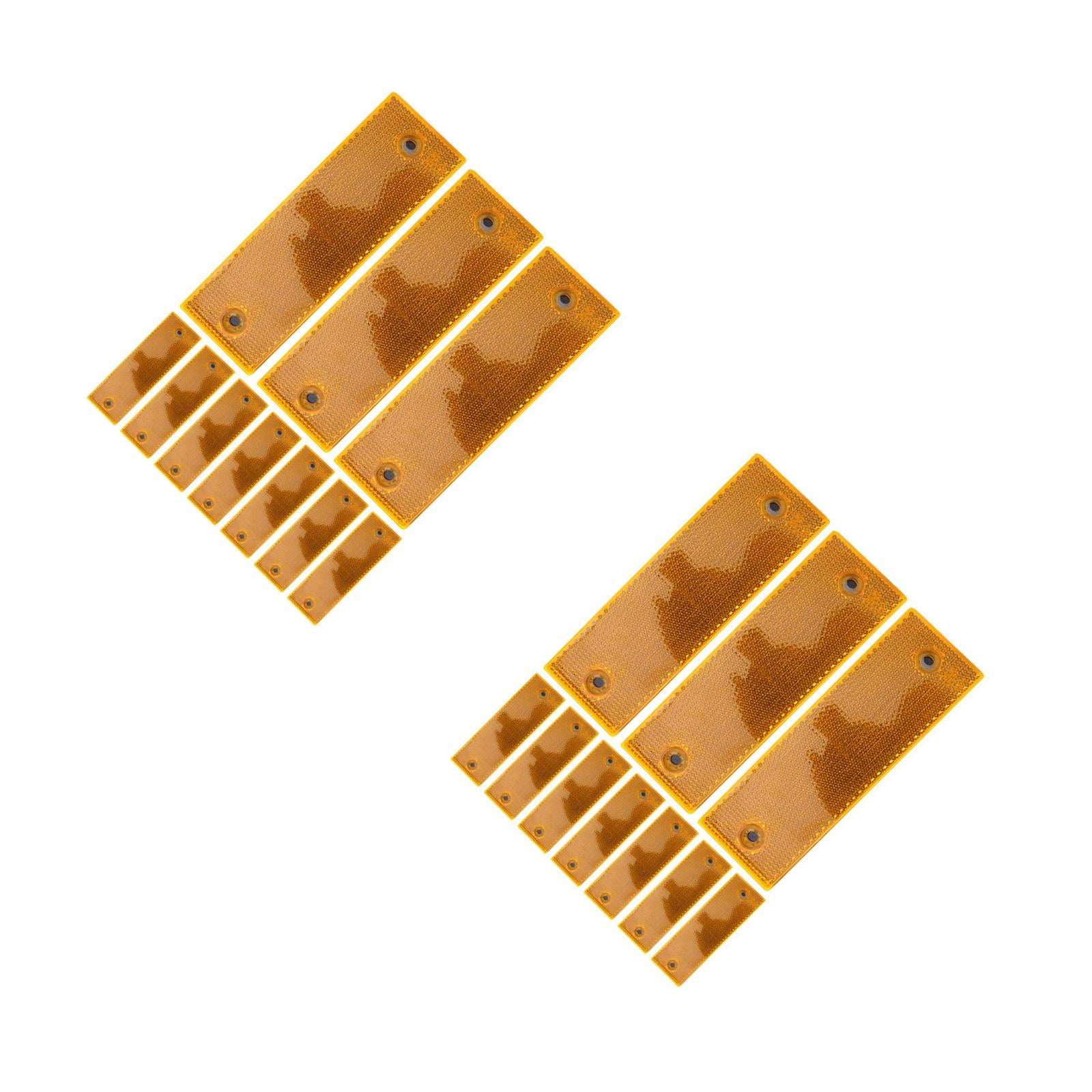 HOMEMAXS 24 pcs Bicycles Reflectors Golf Cart Reflectors Small ...