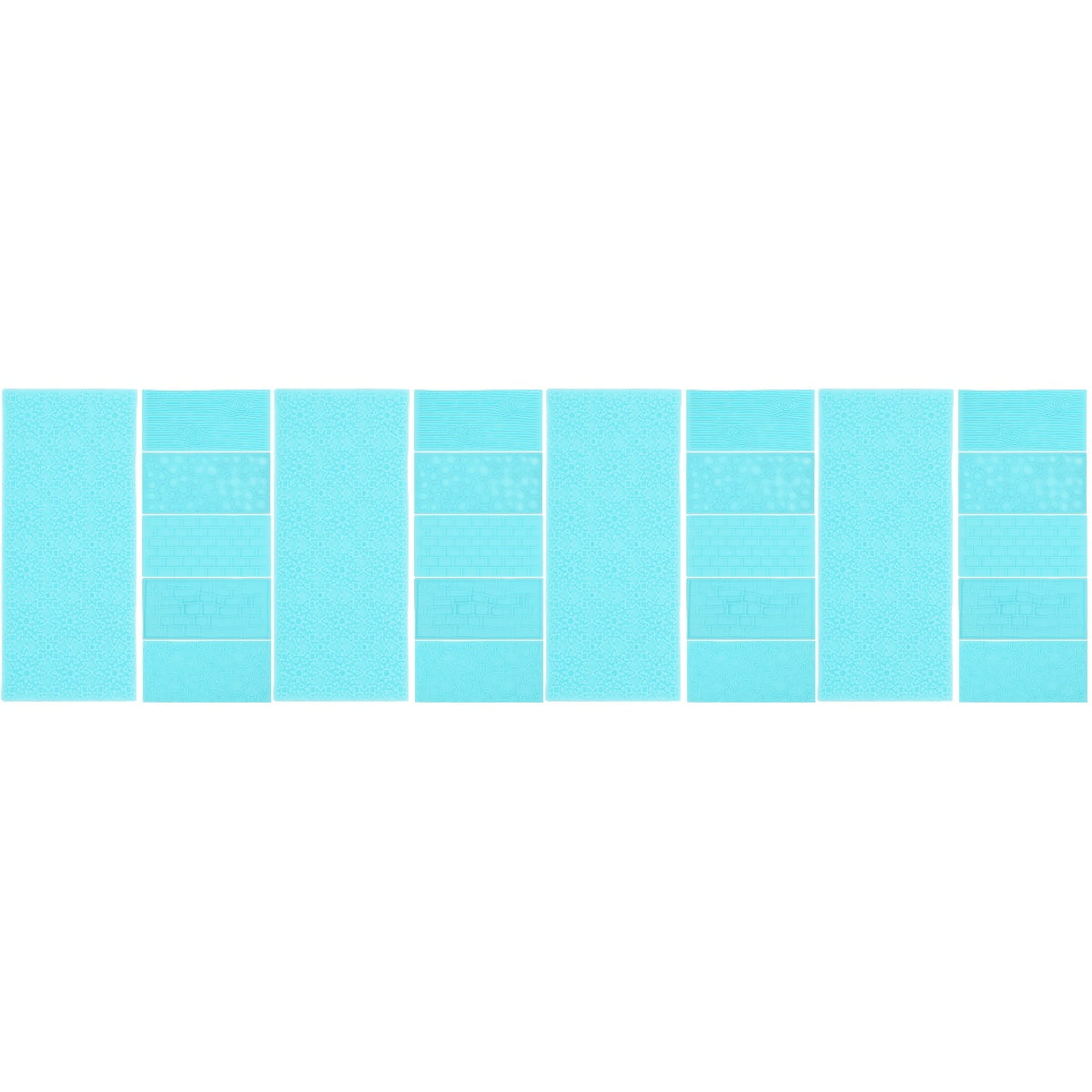 HOMEMAXS 24 pcs Clay Crafts Pattern Embossing Mats Practical Pottery ...