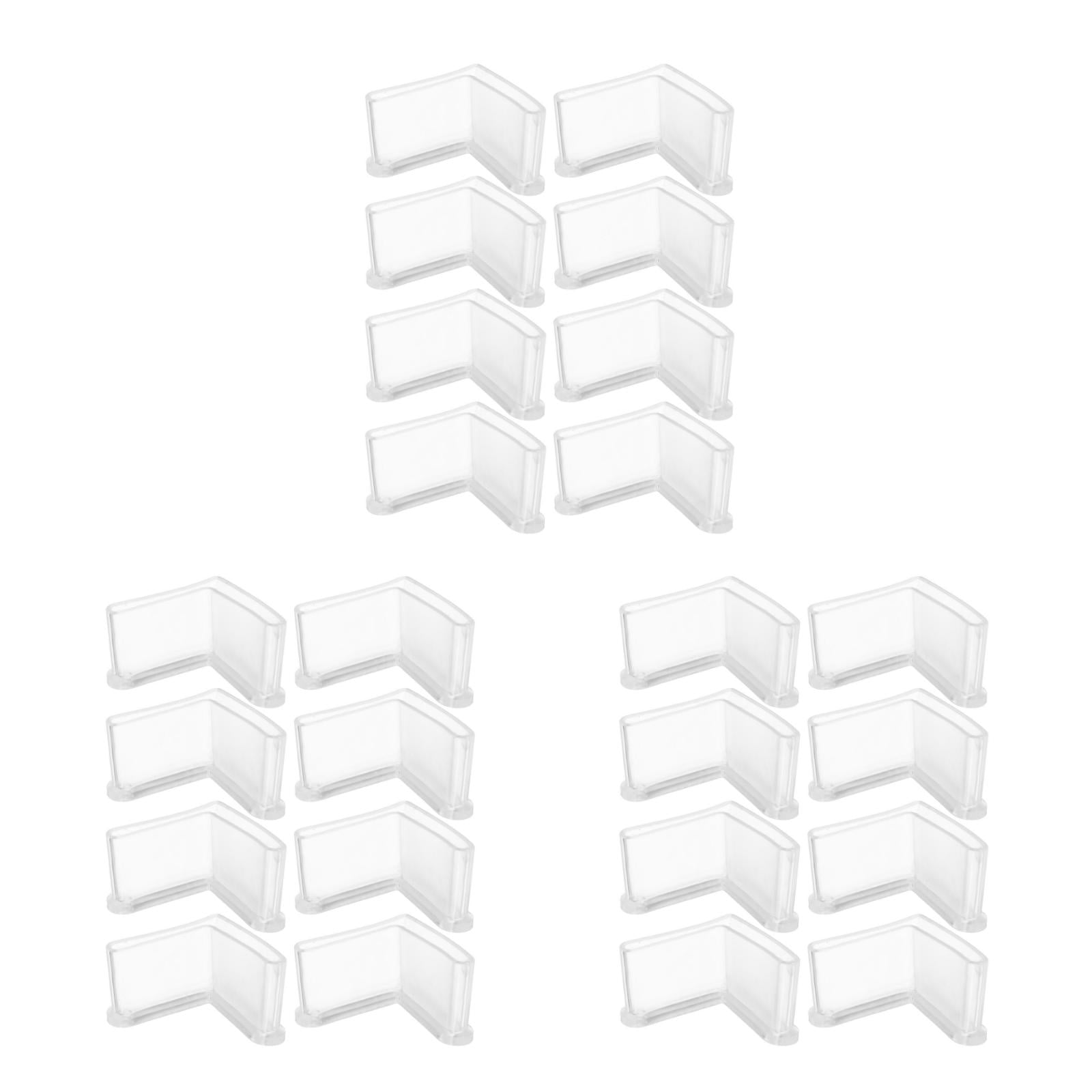 HOMEMAXS pcs L Shaped Rubber Angle Iron Caps Furniture Angle Iron Foot ...