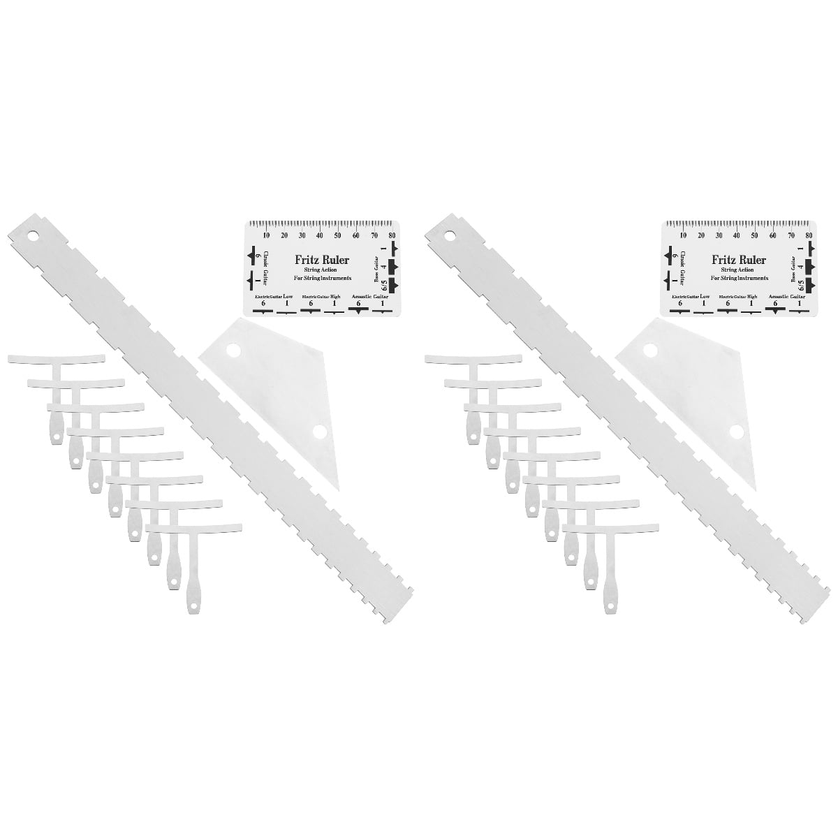HOMEMAXS 24 pcs Luthier Tools Including String Action Ruler Guitar ...