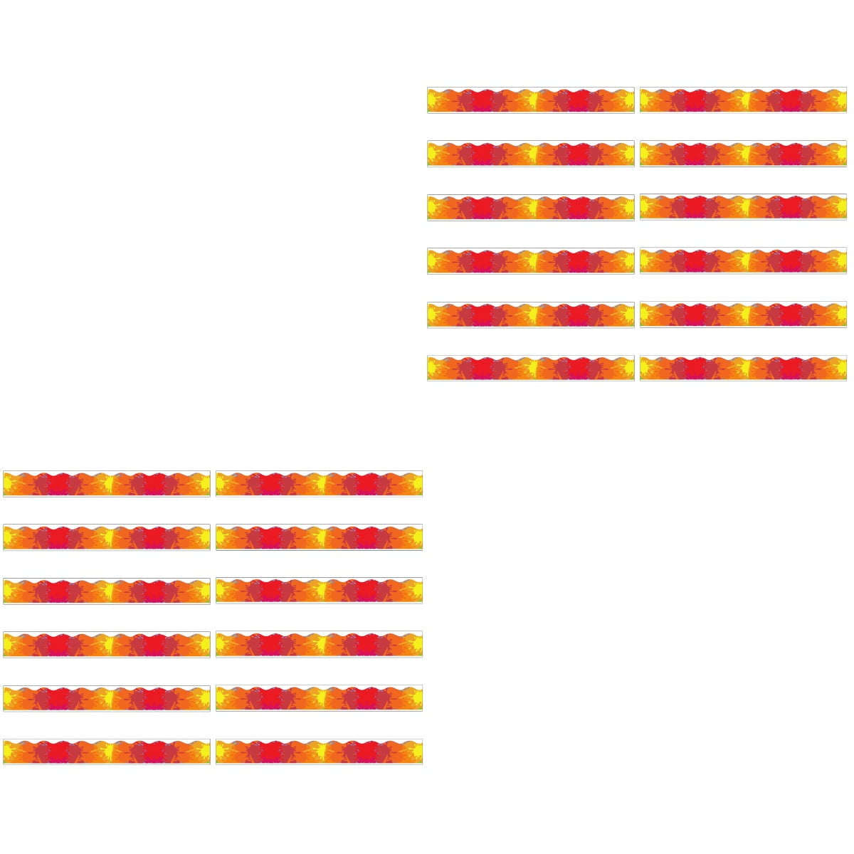 HOMEMAXS 24 pcs Magnetic Border for Bulletin Board Blackboard Border ...